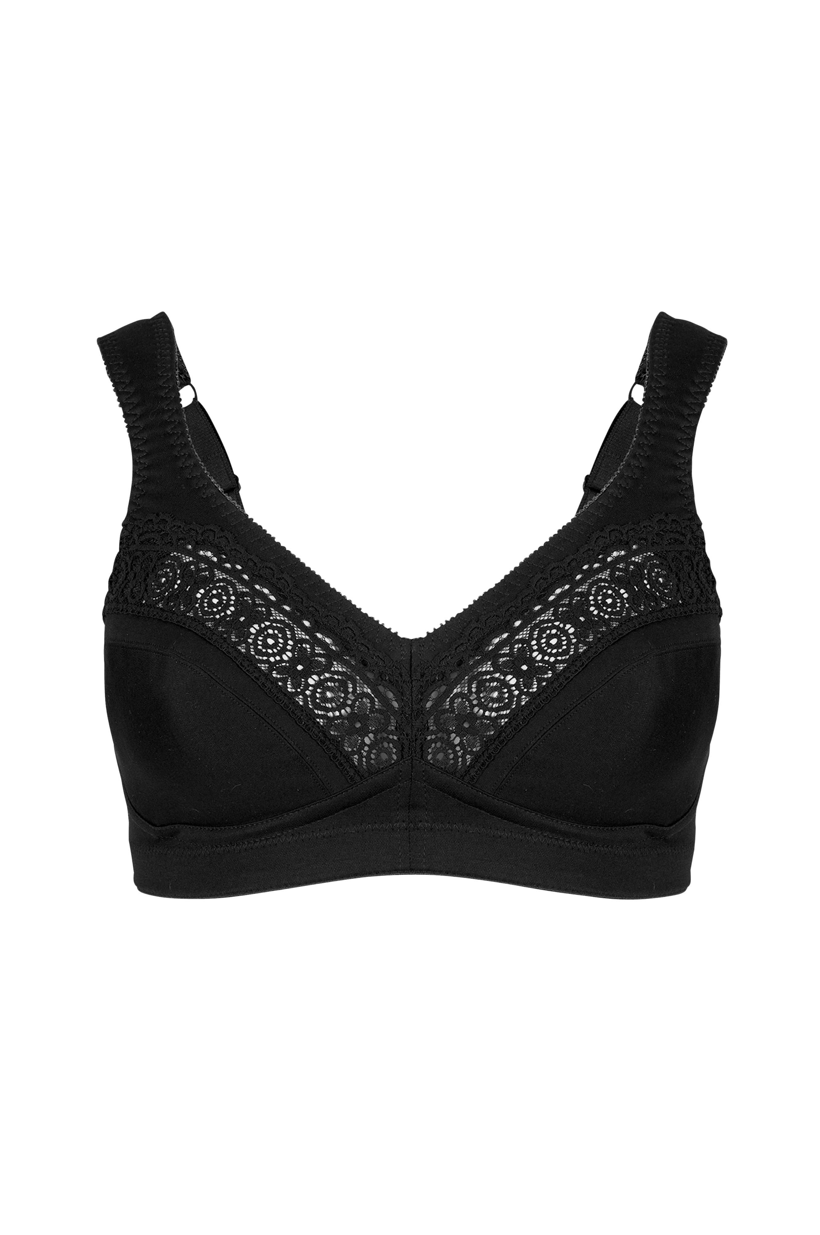 Swegmark Swegmark Mjuk-bh Cotton Stars - Svart - Bygellös bh | Ellos.se