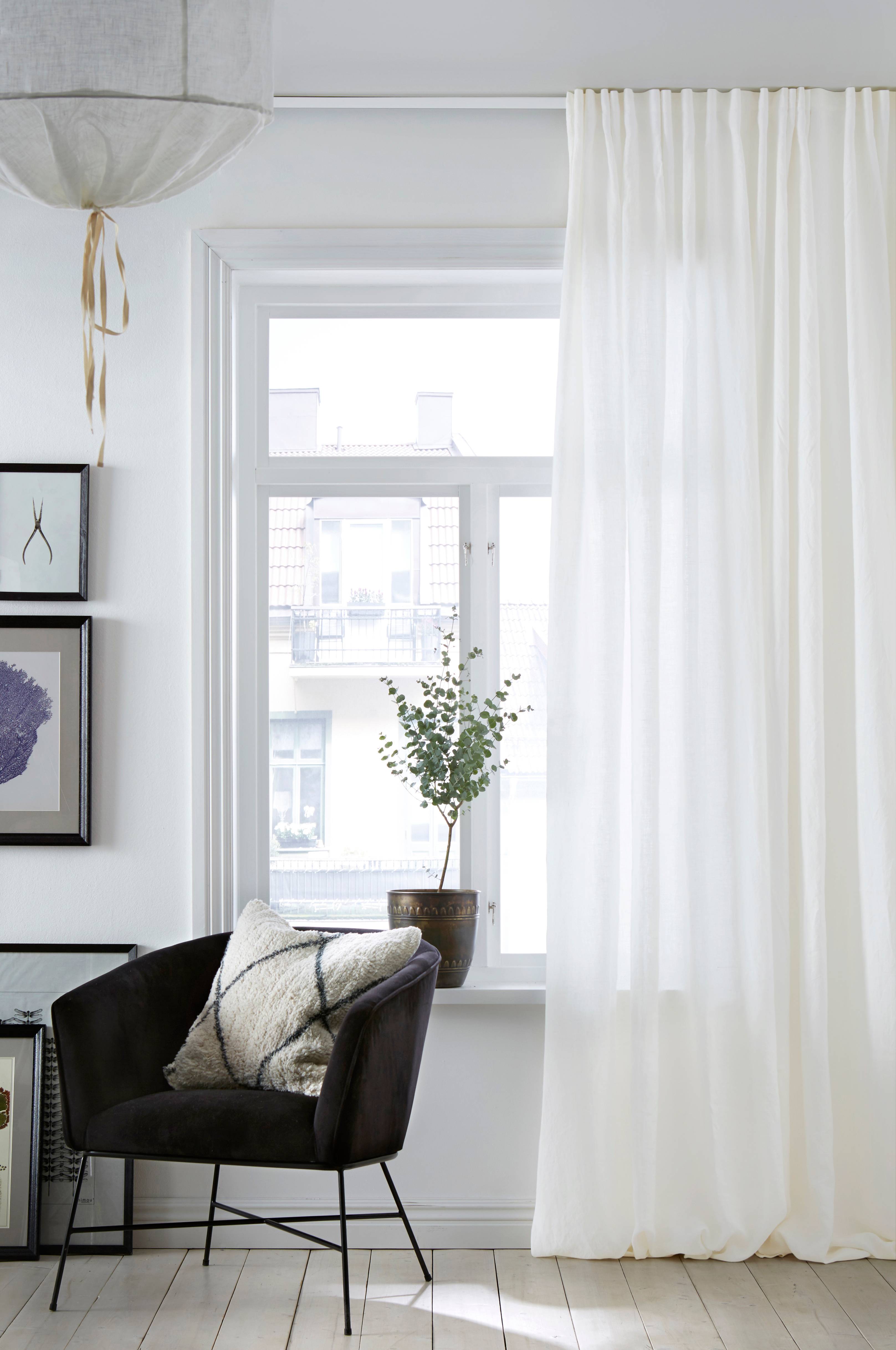 Ellos Home Veckbandslängd Pembroke 2-pack i 100% lin - Vit - Hem ...