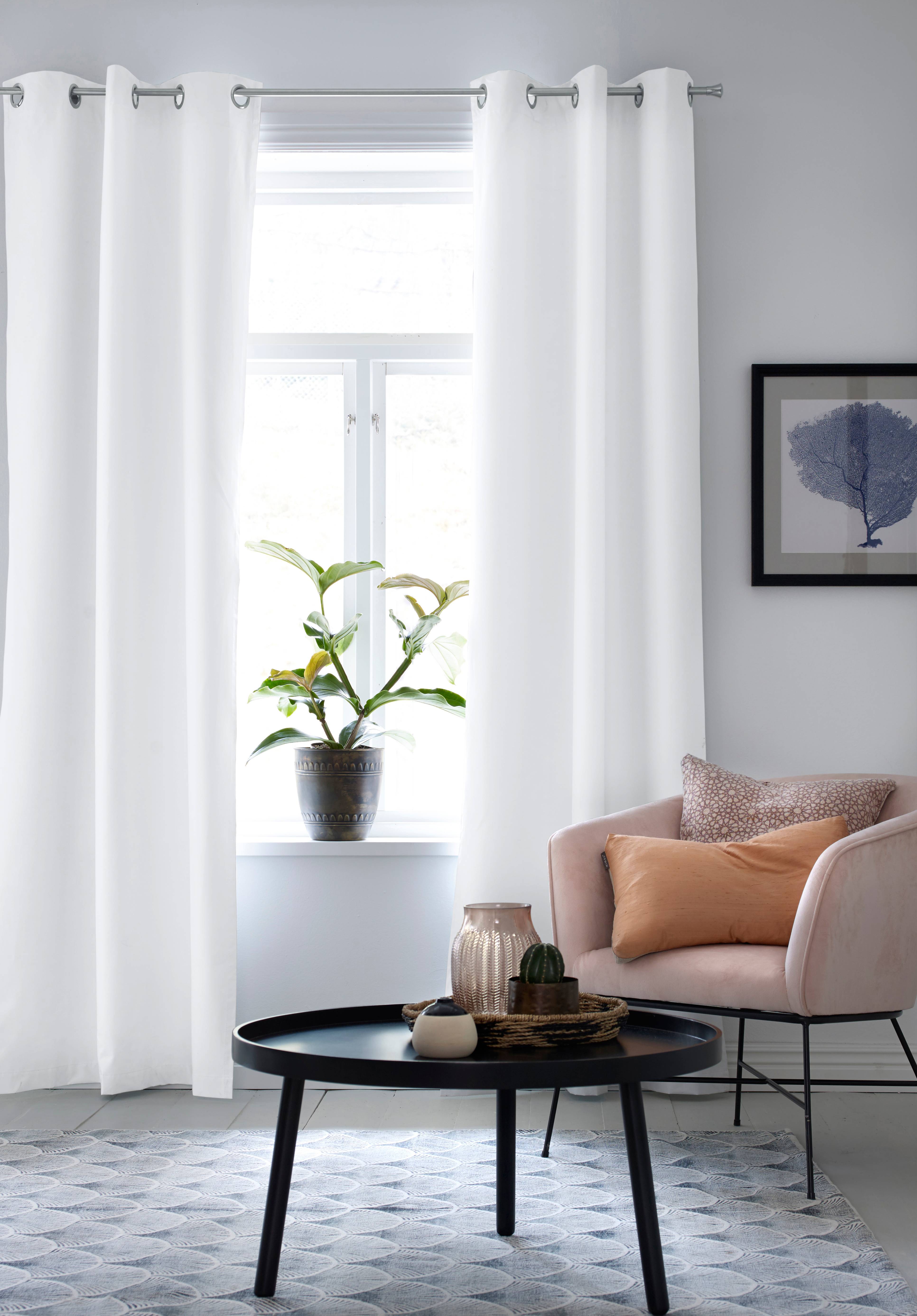 Ellos Home Mörkläggningsgardin Filippa 1-pack - Vit - Hem & inredning ...