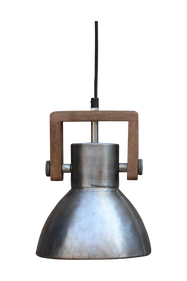 Taklampa Ashby Single 19cm Silver Belysning Homeroom
