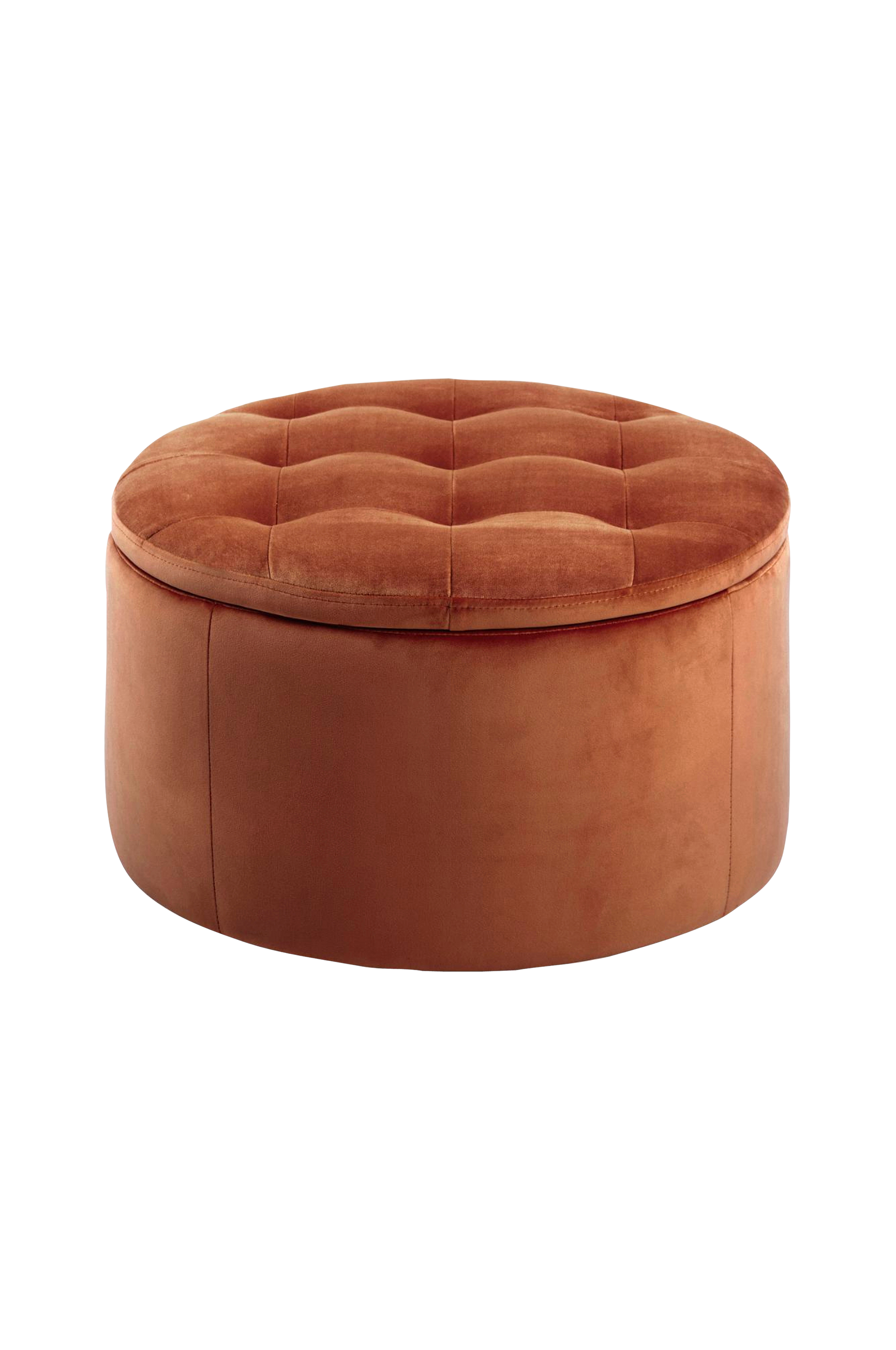 NORDFORM - Sittpuff Peking med förvaring - Orange - present/presenttips