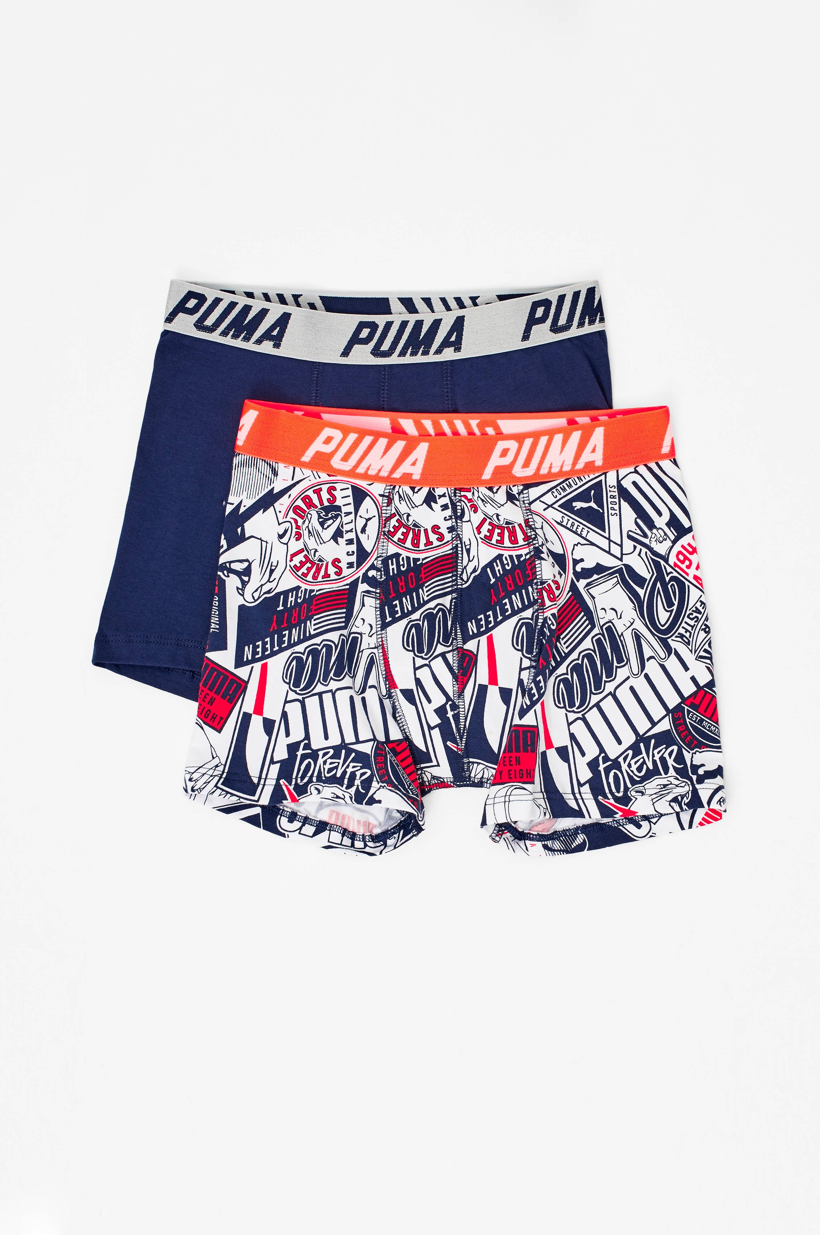 Puma Boxerunderbuks Puma Boys Aop Boxer 2-pak - Blå - Underbukser ...