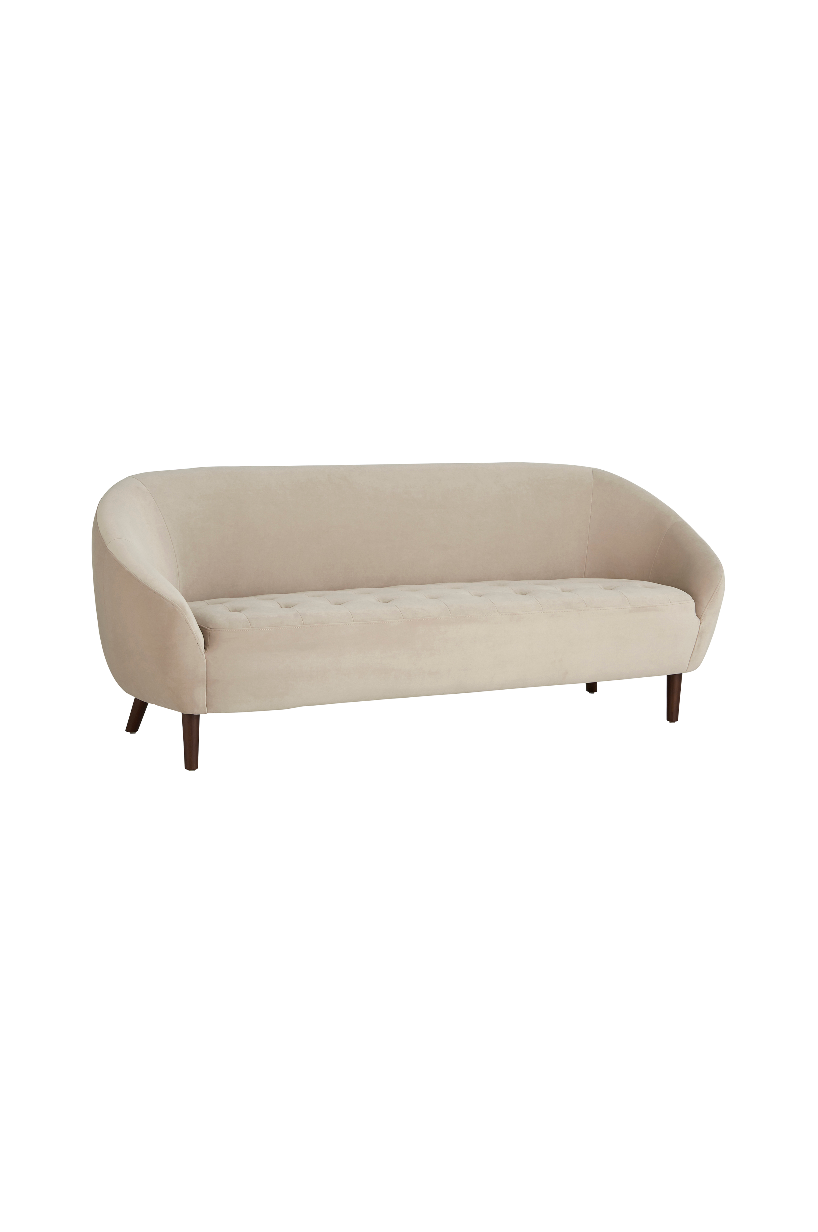 Ellos Sofa Codrian 3-pers. i velour - Natur - Sofaer | Ellos.dk