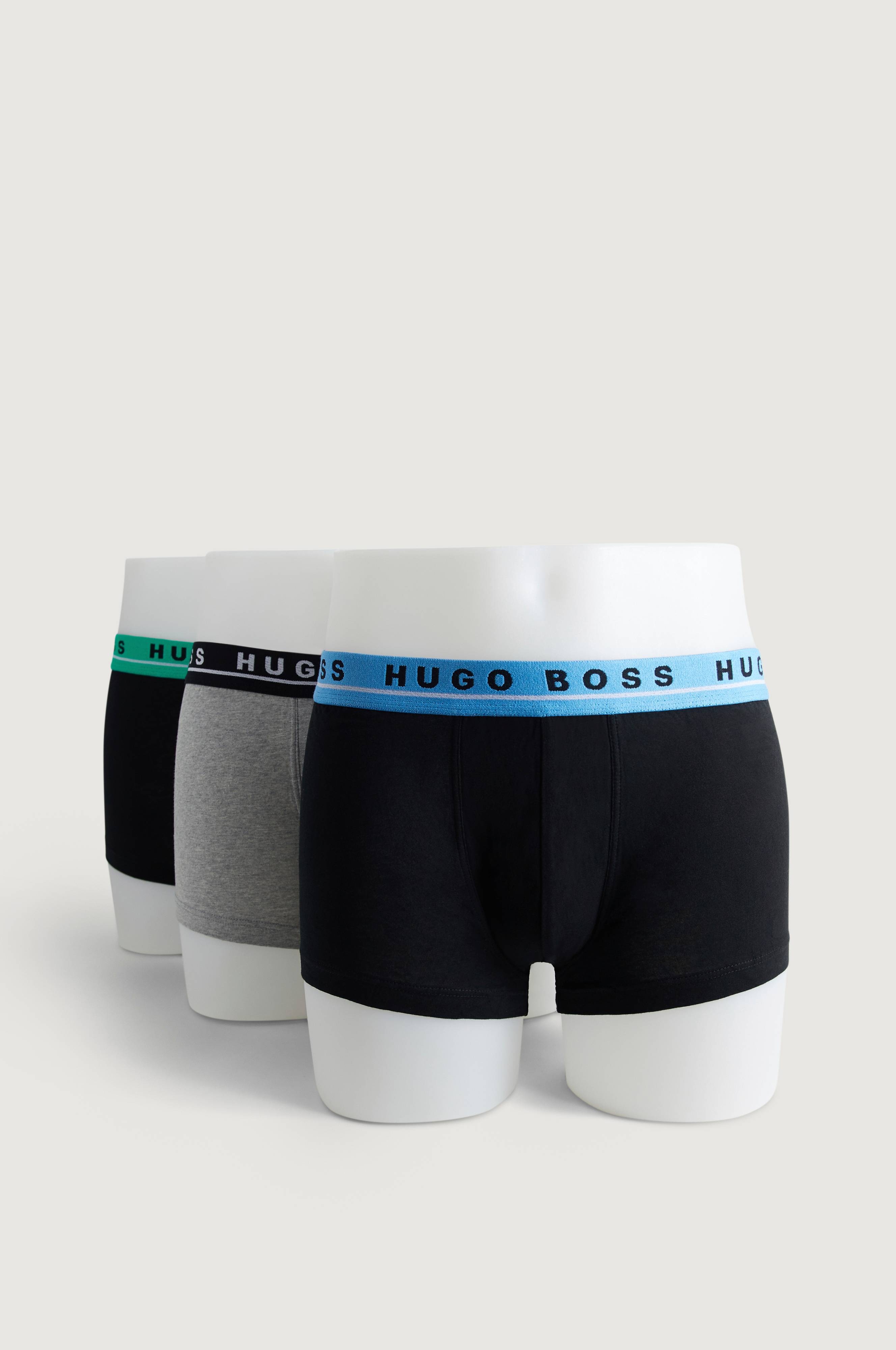 BOSS 3-Pack Boxerkalsonger Trunk - Flerfärgad - Kalsonger & boxershorts ...