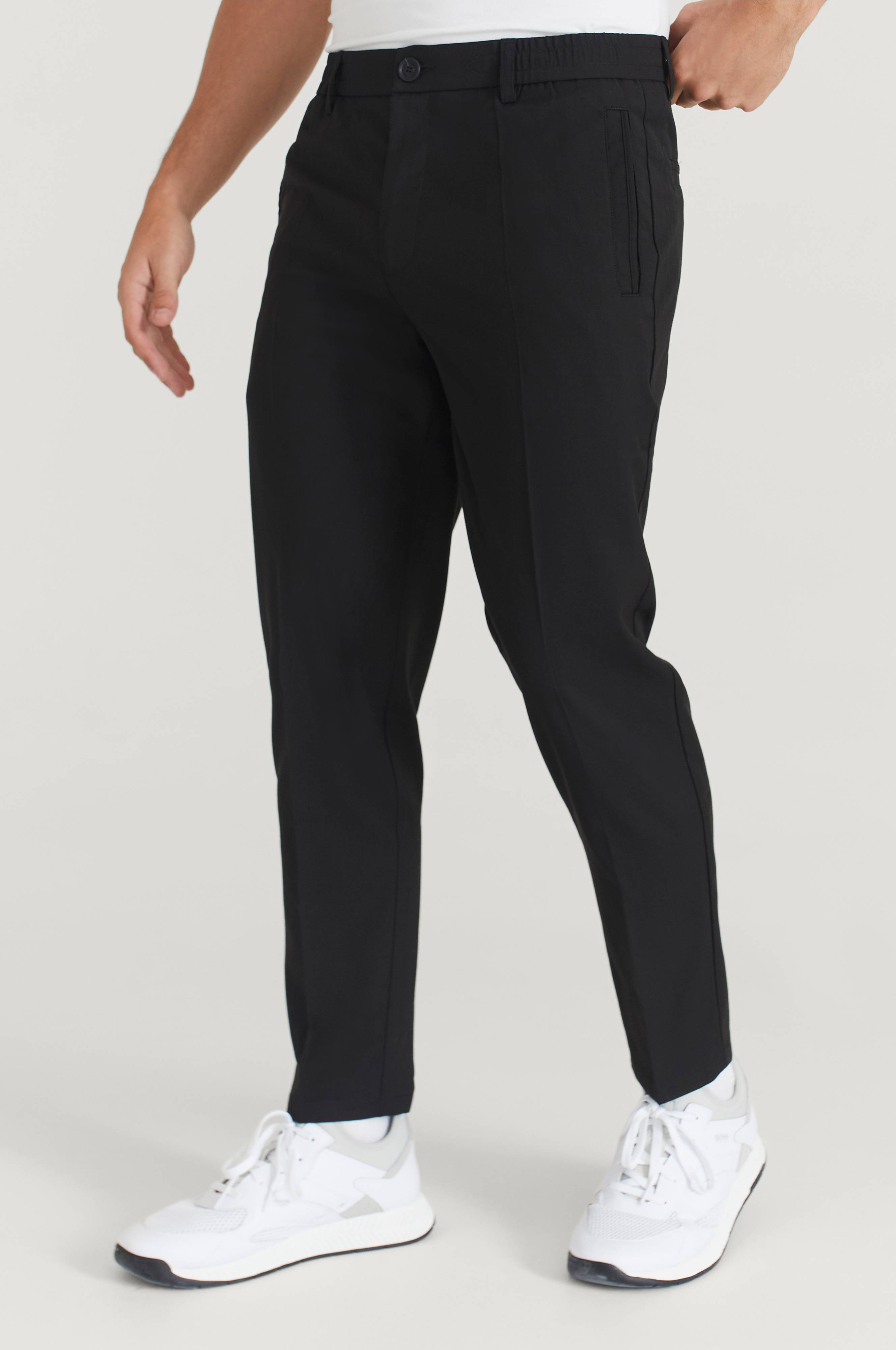 GABBA Byxor Monza Fin Pant - Svart - Kostymbyxor & finbyxor | Ellos.se