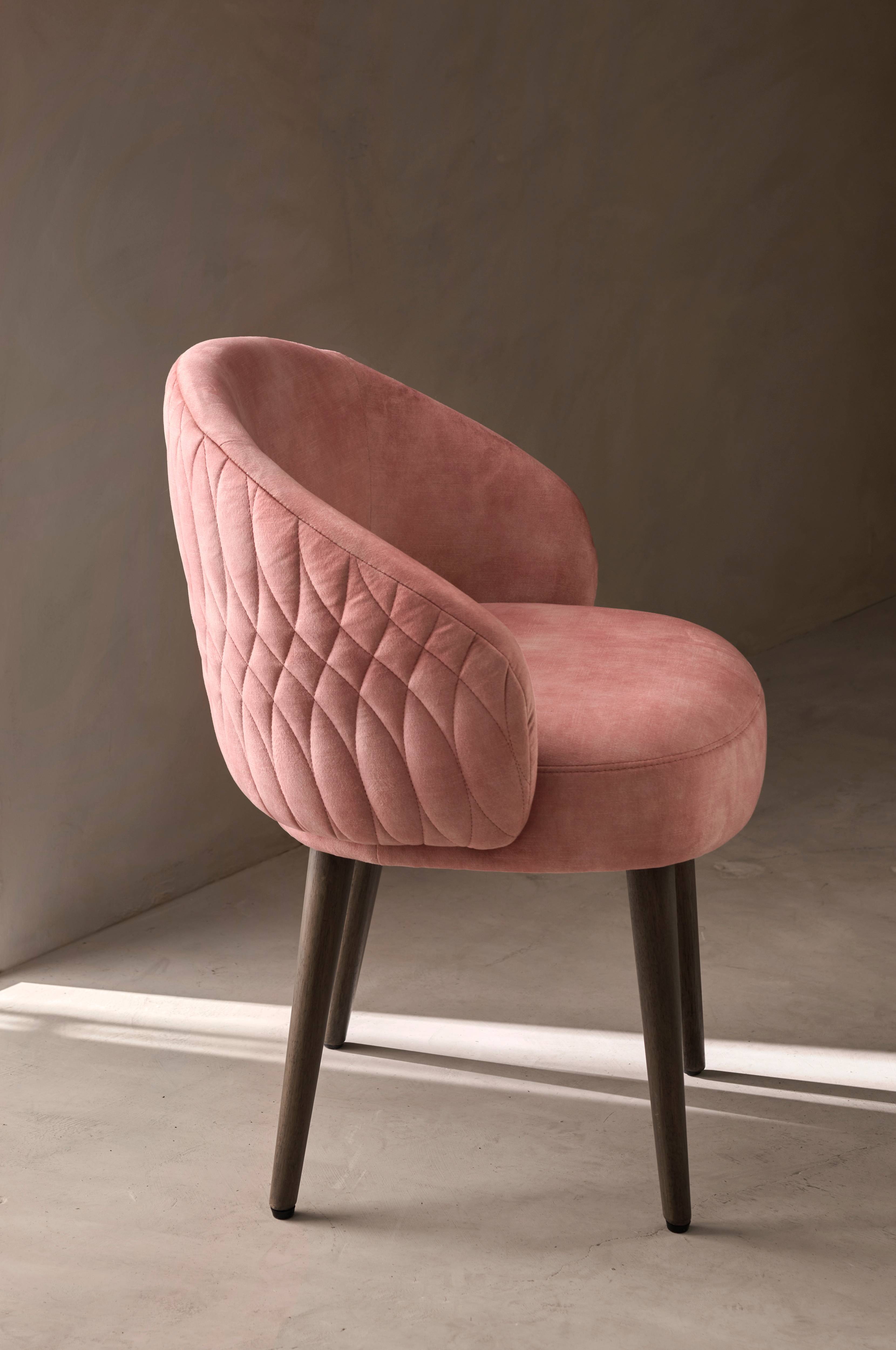 Ellos Home Stol med armlæn Edina 2-pak - Rosa - Stole | Ellos.dk