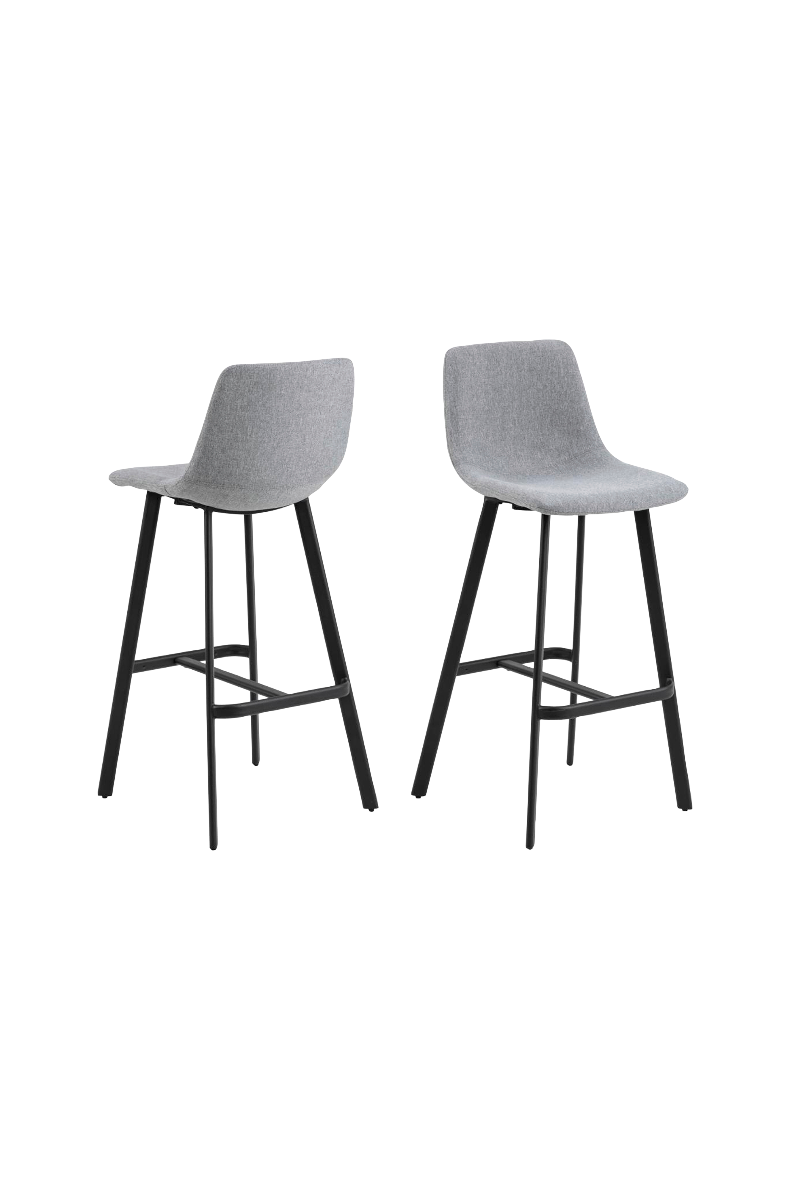 NORDFORM Barstol Wilfred, 2-pack - Grå - Barstolar | Ellos.se