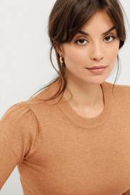 Saint Tropez Neuletakki IolaSZ Cardigan Beige Neuletakit Ellos fi
