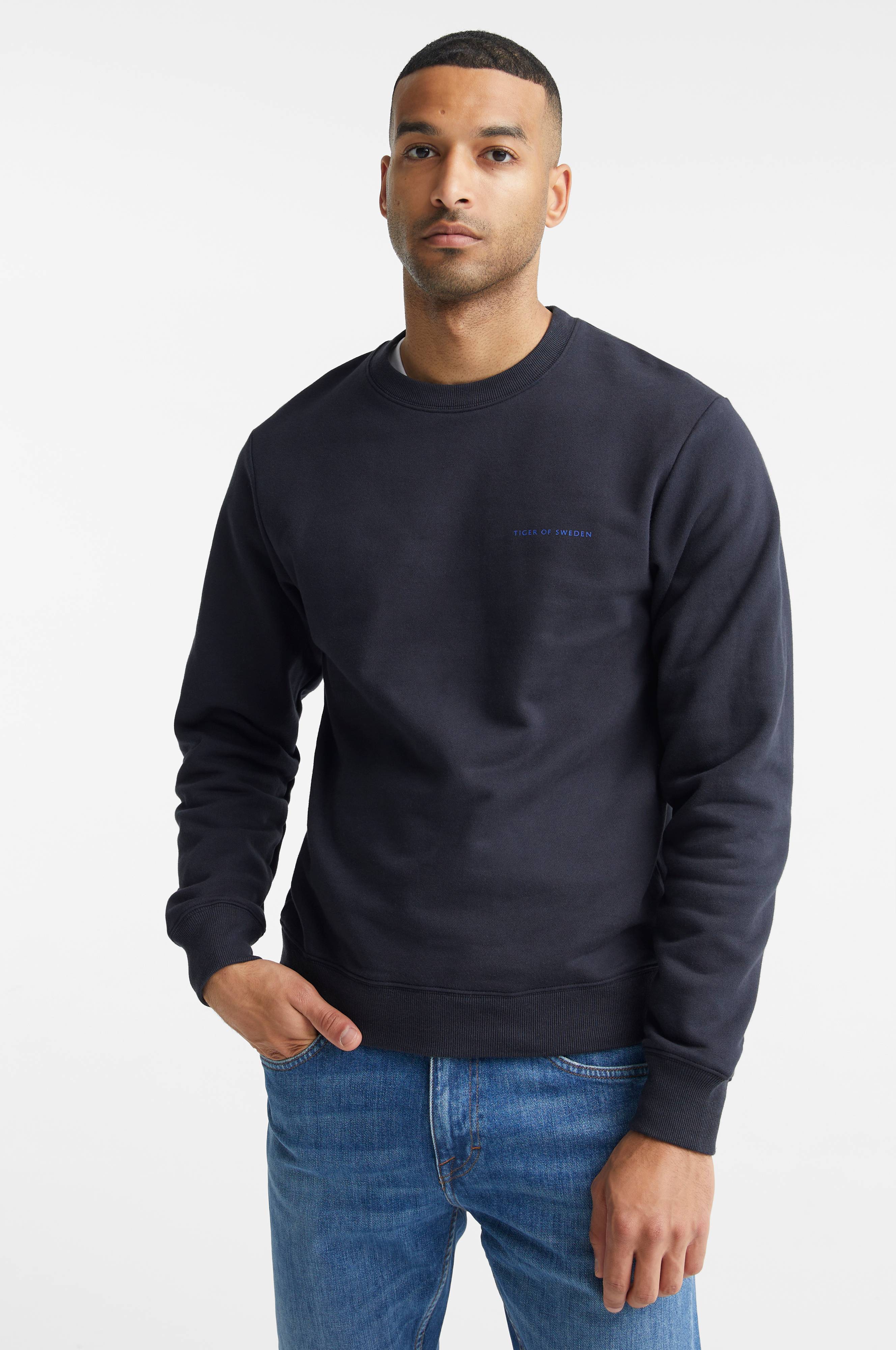 Tiger of Sweden Sweatshirt Emerson - Blå - Sweatshirts | Ellos.se