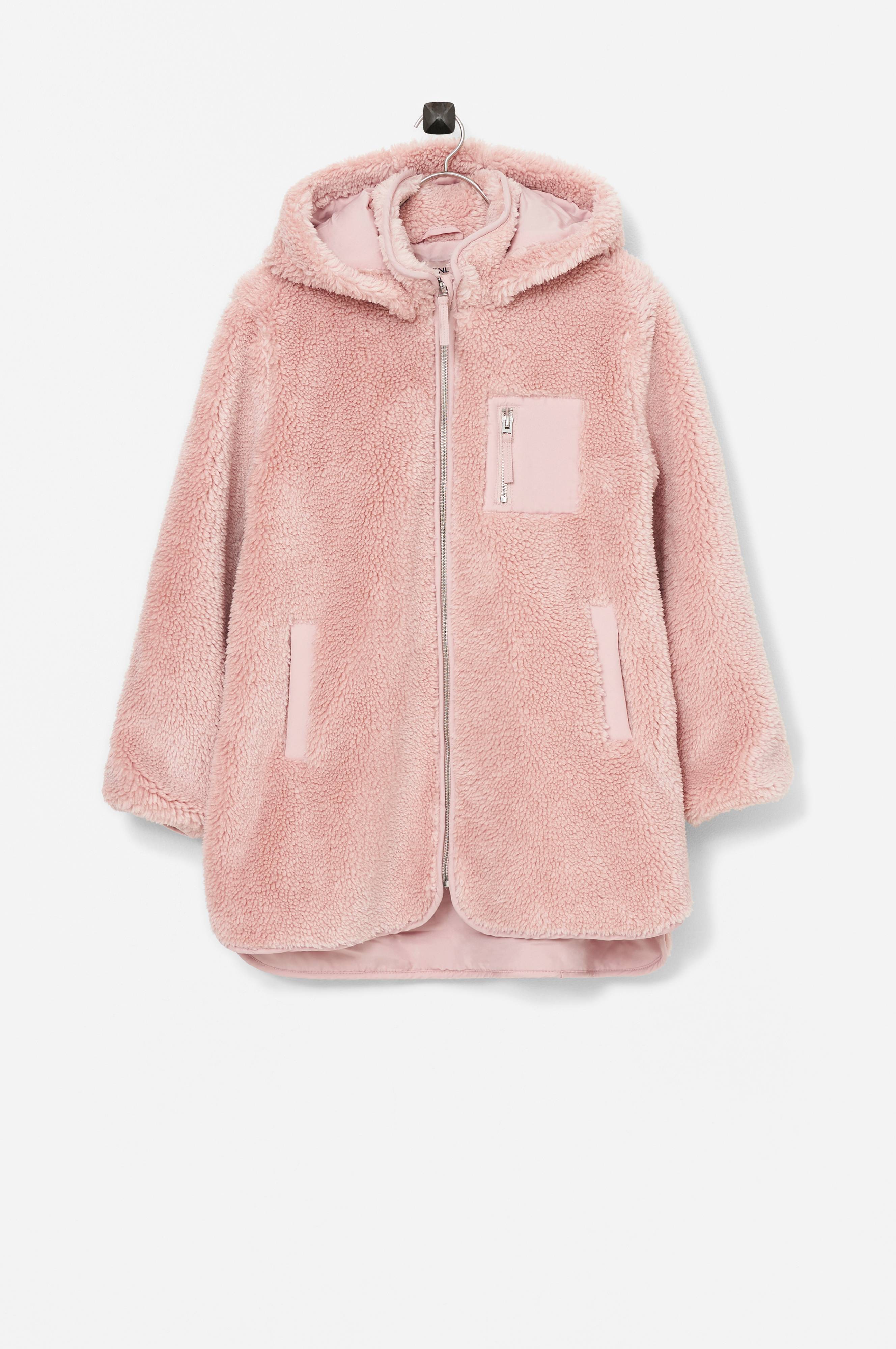 KIDS ONLY Jacka konSascha Sherpa Hood Jacket CP Otw - Rosa - Jackor ...