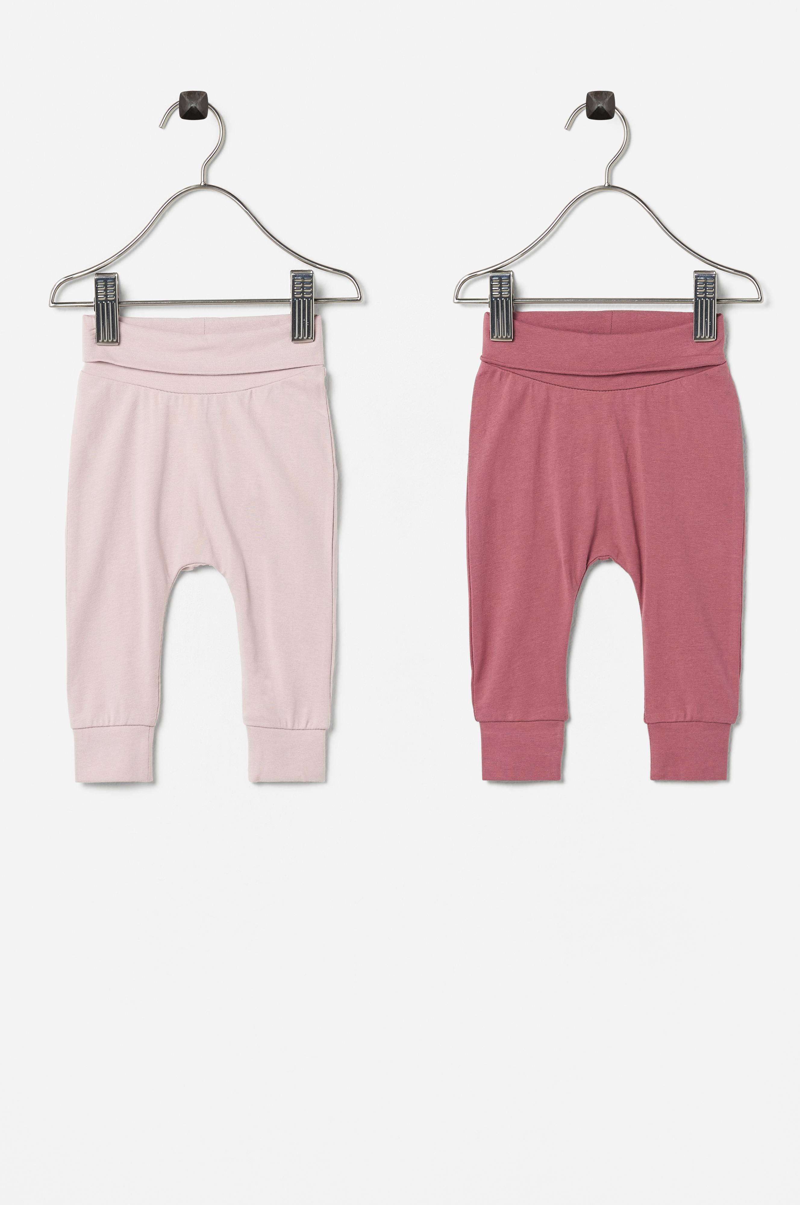 Name it Byxor nbnOmolus Pant 2-pack - Lila - Babybyxor | Ellos.se