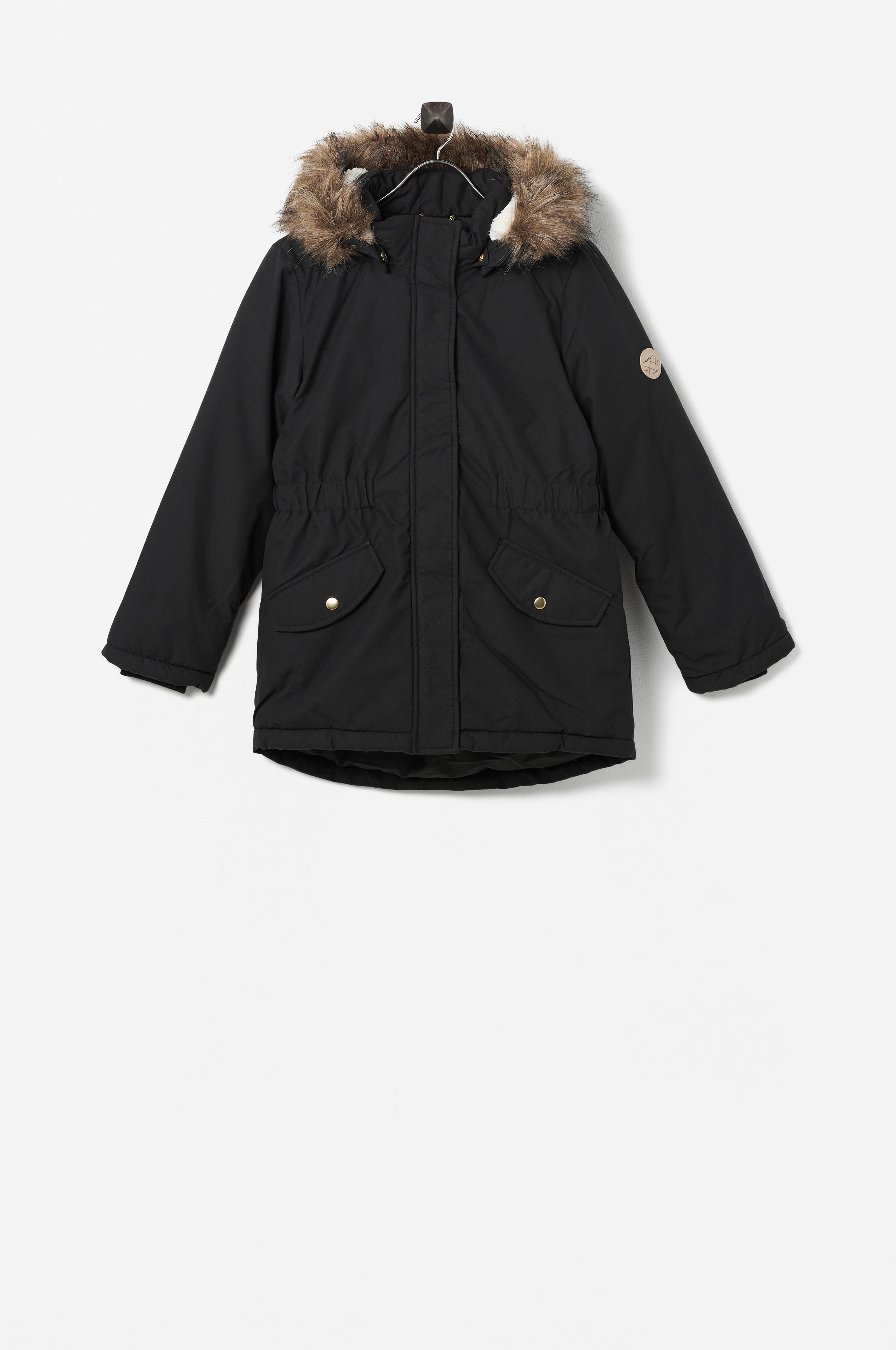 Name it Jacka nkfMace Parka Jacket - Svart - Jackor | Ellos.se
