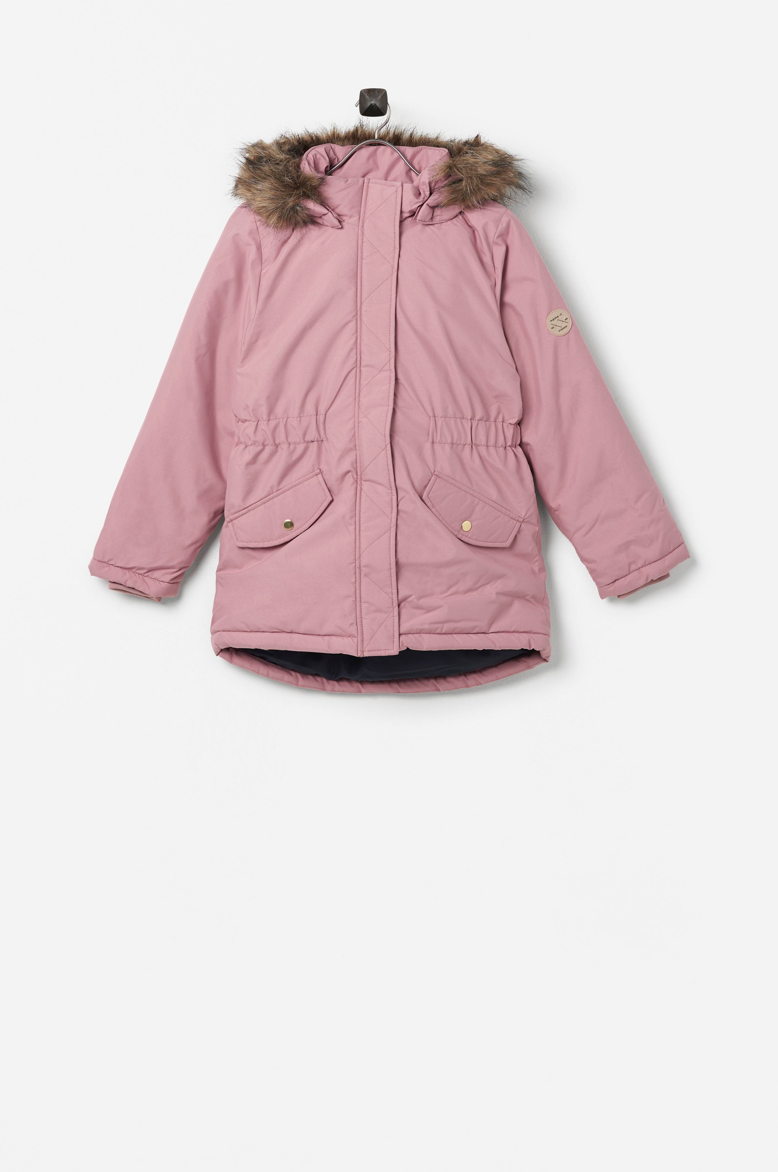 Name it Jacka nkfMace Parka Jacket - Rosa - Vinterjackor | Ellos.se