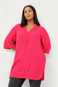 Zizzi Tunika XBalua 3 4 Tunic Roosa Tunikat Ellos fi