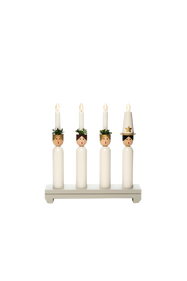 Konstsmide S hk kynttelikk 4 Lamppua Lucia 30 Cm Harmaa