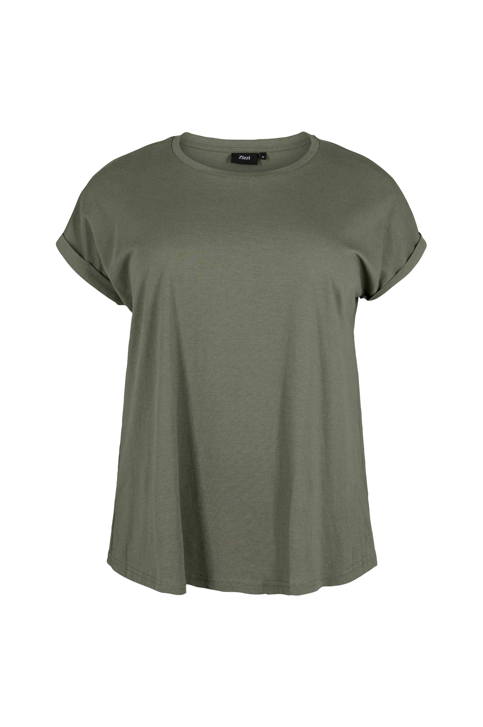 Zizzi Topp T-shirts - Grønn - Topper | Ellos.no