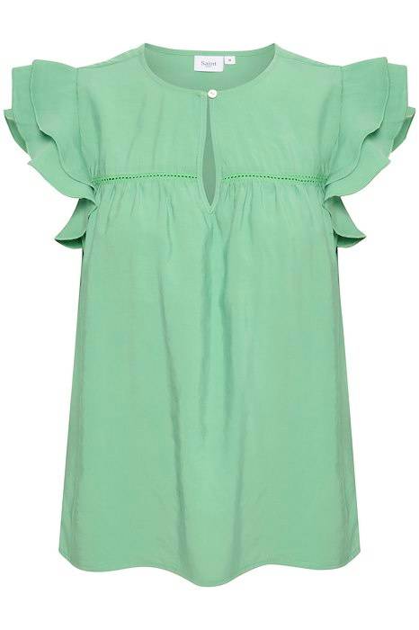 Saint Tropez Bluse VirdisSZ Blouse - Grøn - Bluser | Ellos.dk