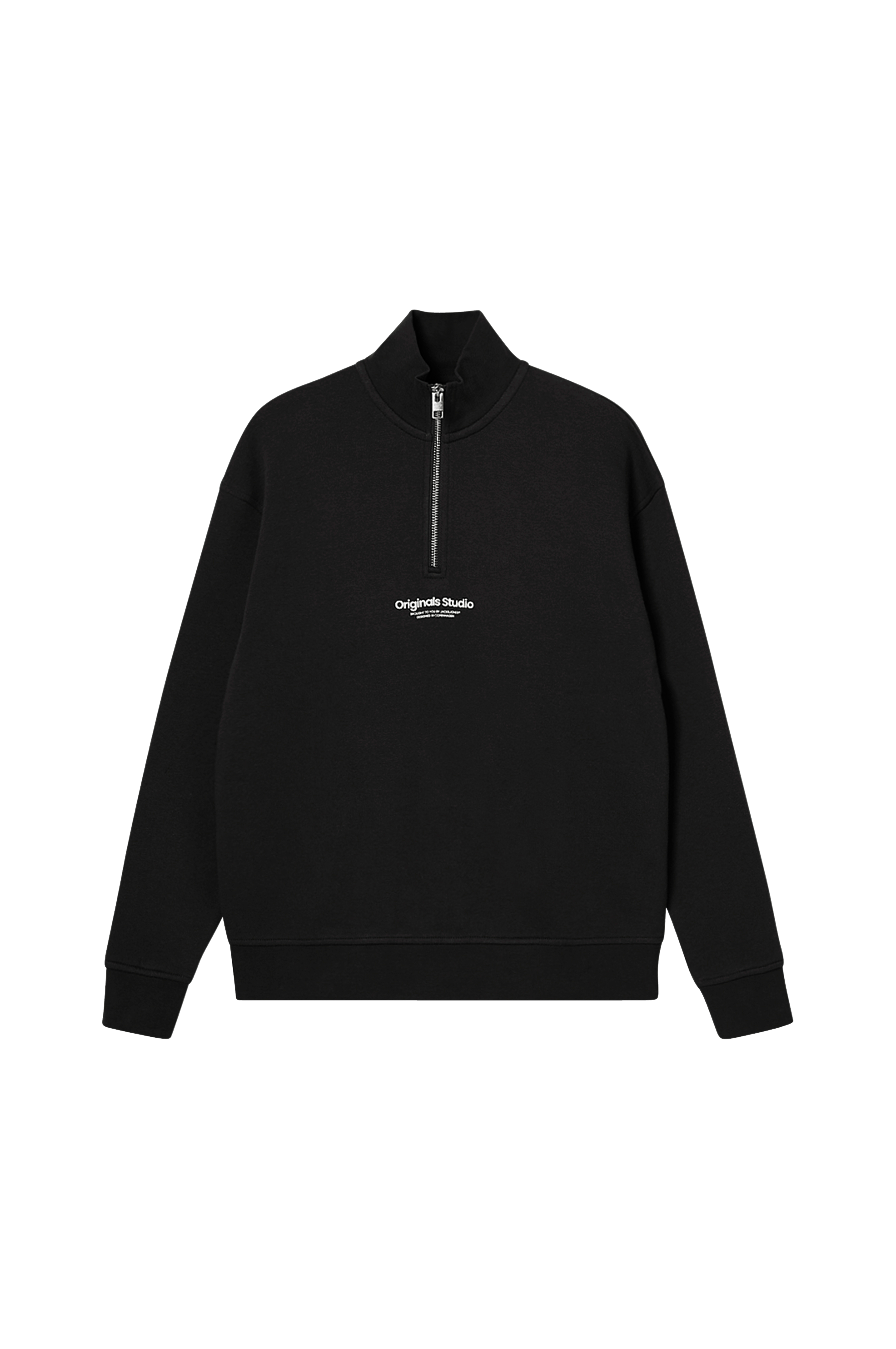 Jack & Jones Sweatshirt jorVesterbro Sweat Quarter Zip - Svart ...