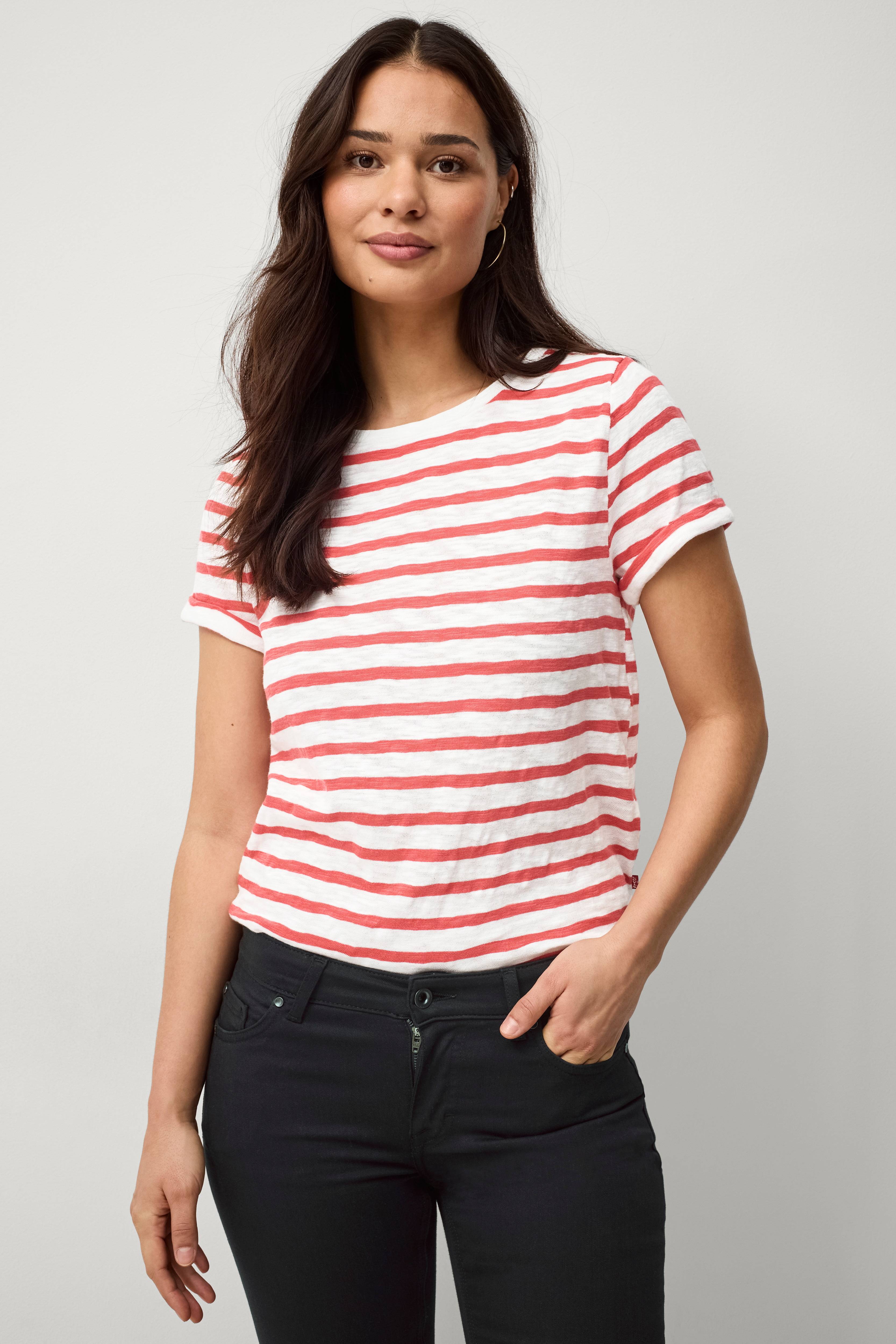 Levi's T-shirt Margot Tee - Rød - T-shirts | Ellos.dk