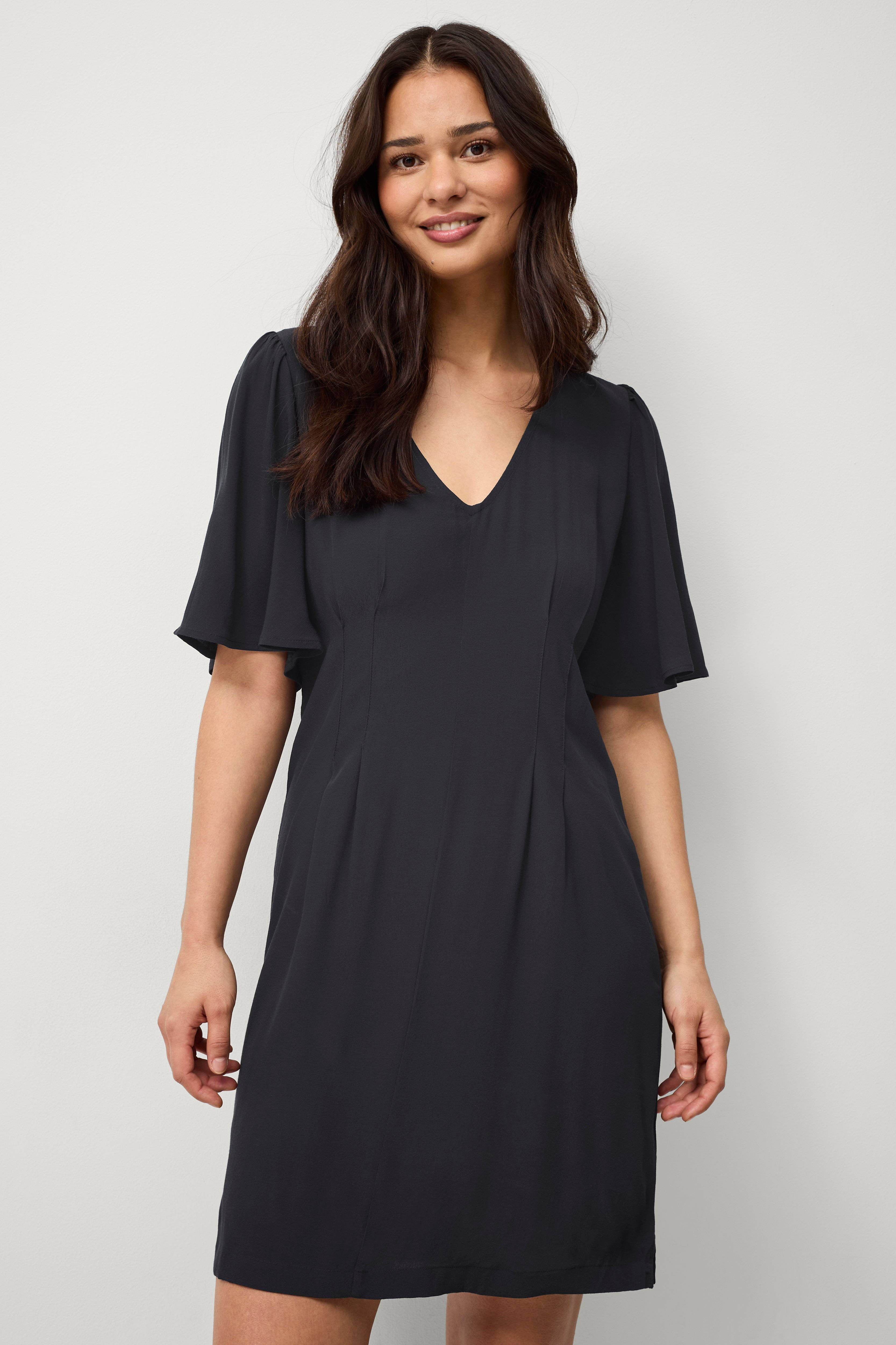 Esprit Klänning Sus Mini Dress - Svart - Sommarklänningar | Ellos.se