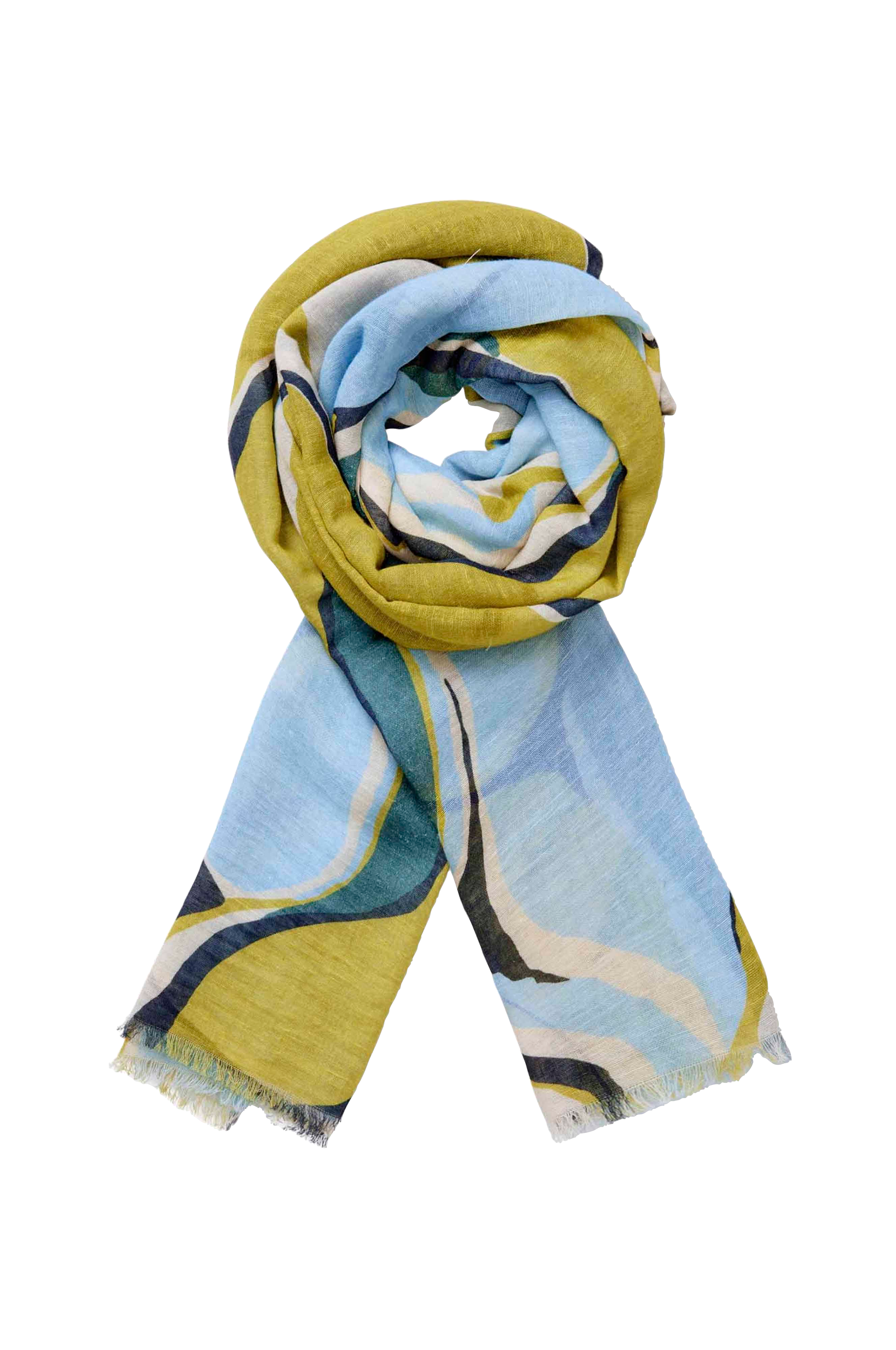 Masai Scarf maAulona - Blå - Halsdukar & scarves | Ellos.se