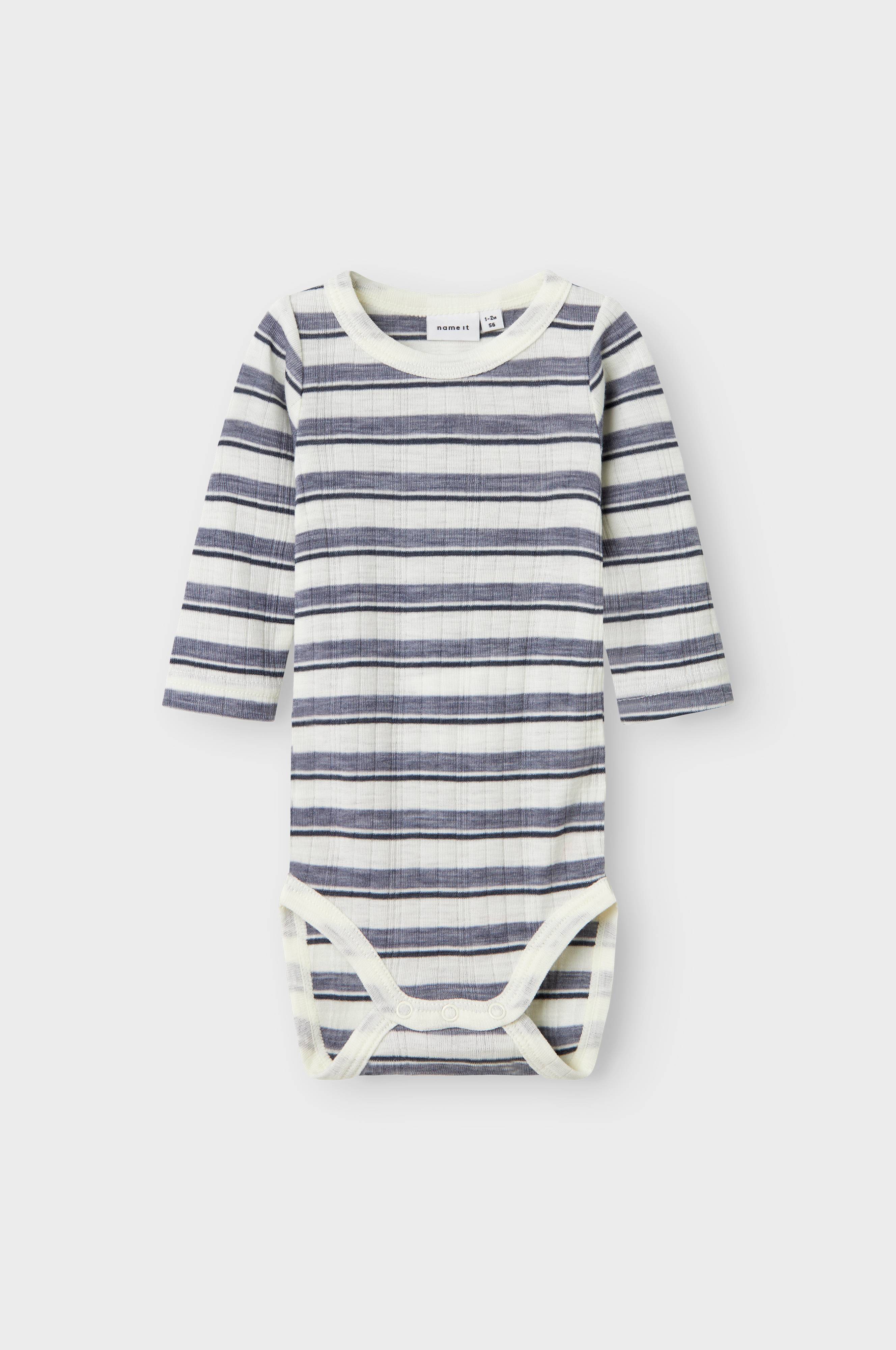 Indumento Intimo Bambini NAME IT Body Neonato Unisex - Maglia In Lana ...