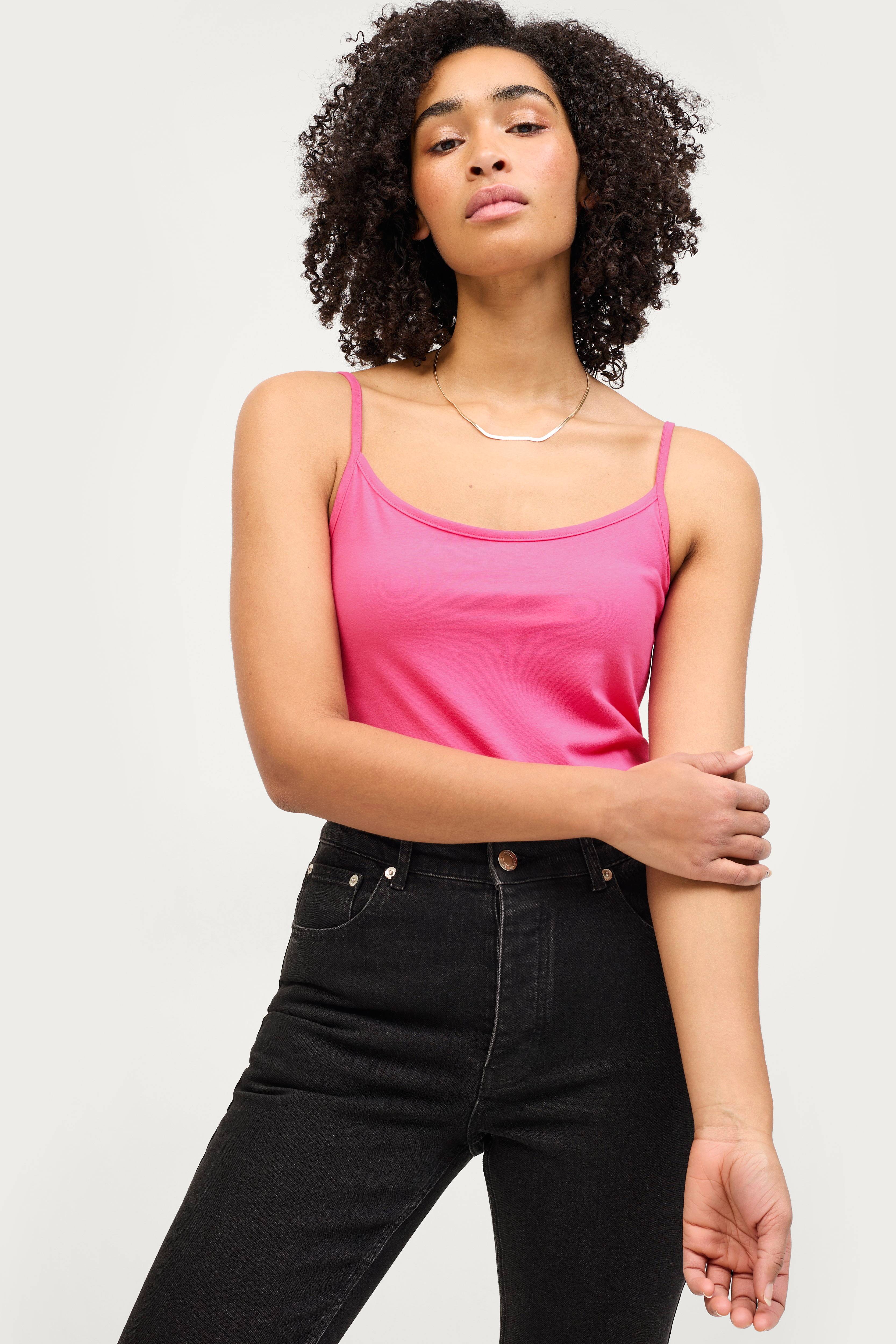 Ellos Anna stretchtoppi - Roosa - Topit | Ellos.fi