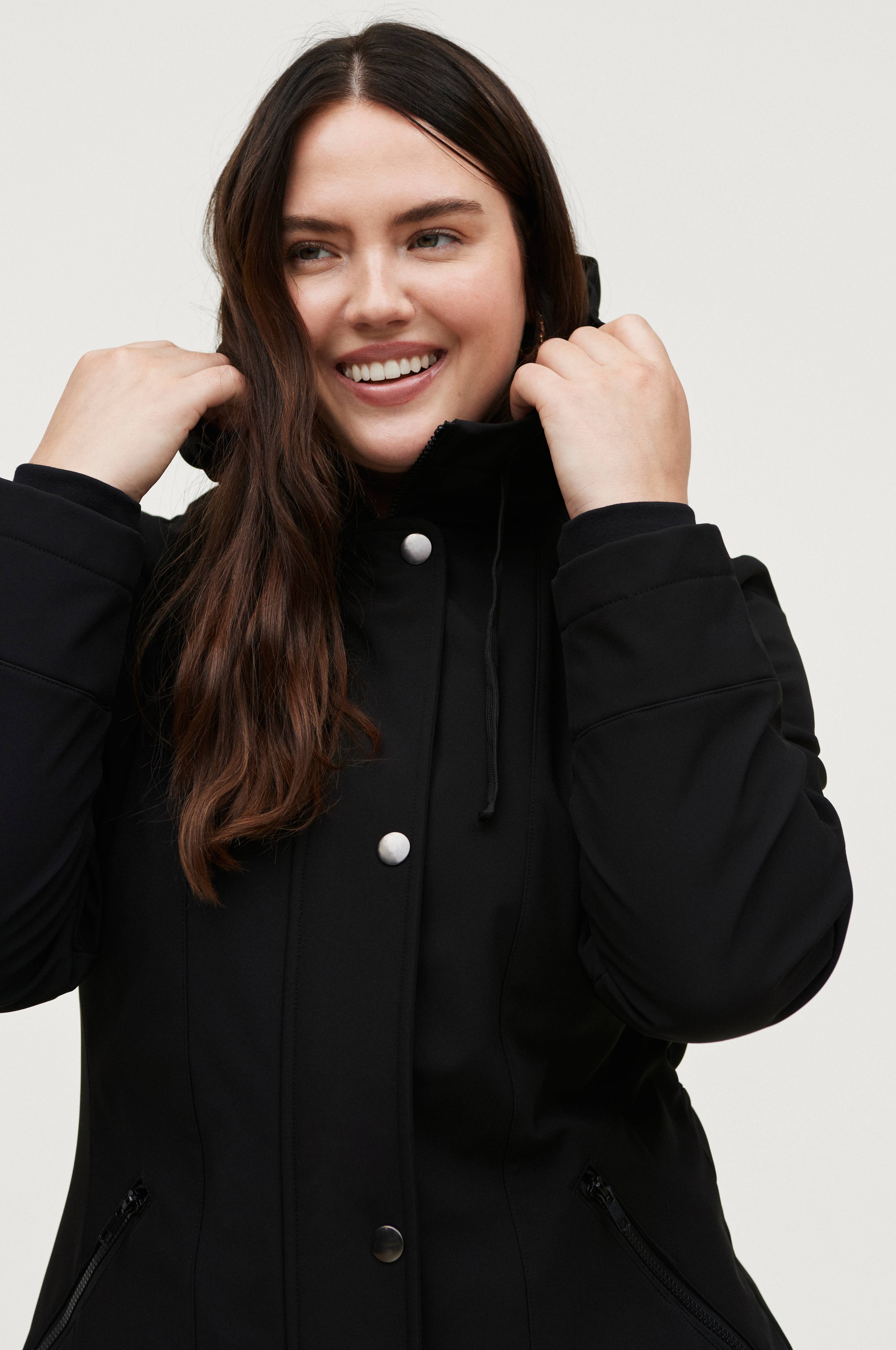 Ellos Plus collection Softshelljacka Lona - Svart - Jackor | ellos