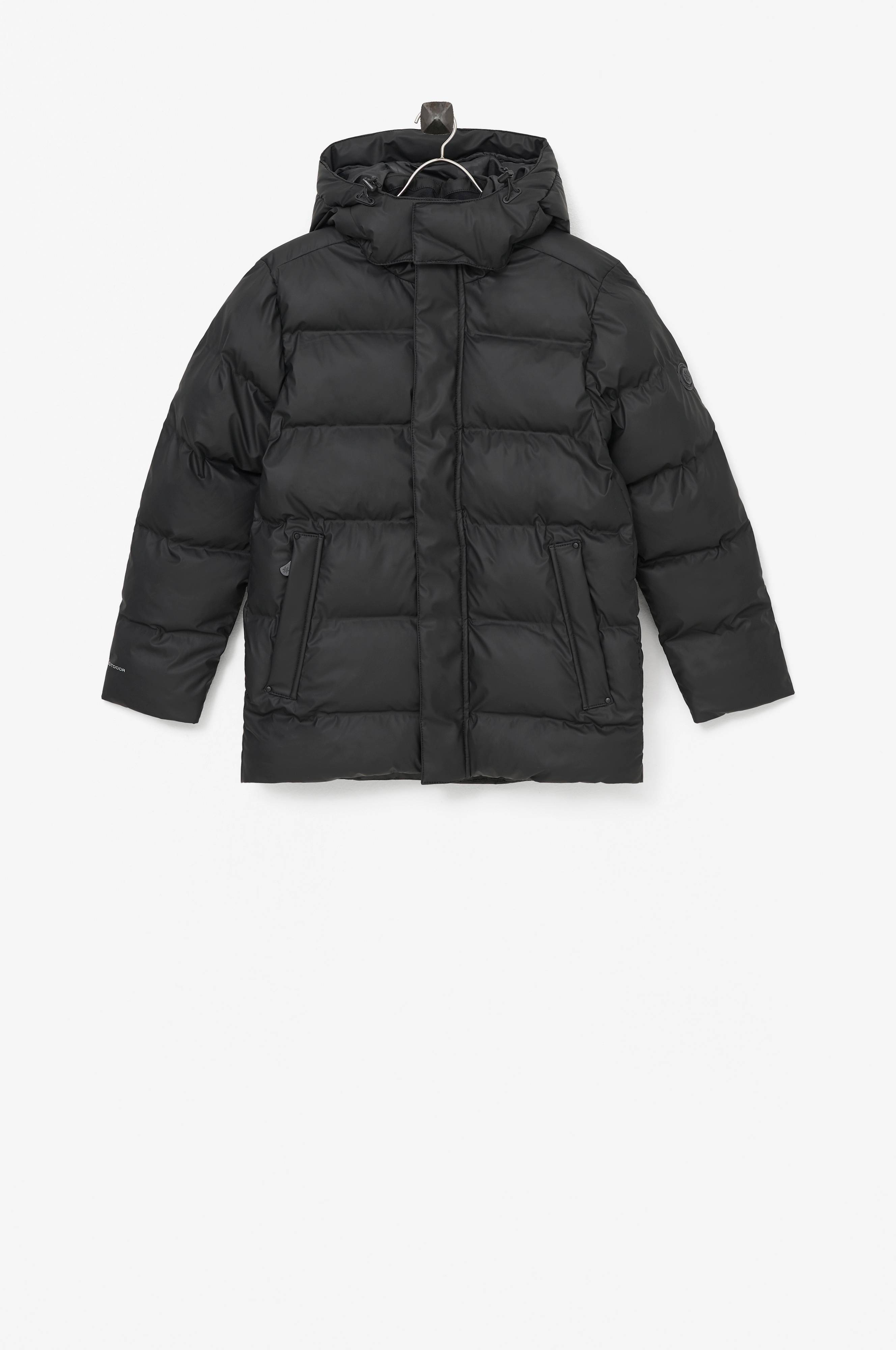 Áhkká Jacka PU Puff Jkt Jr - Svart - Vinterjackor | Ellos.se