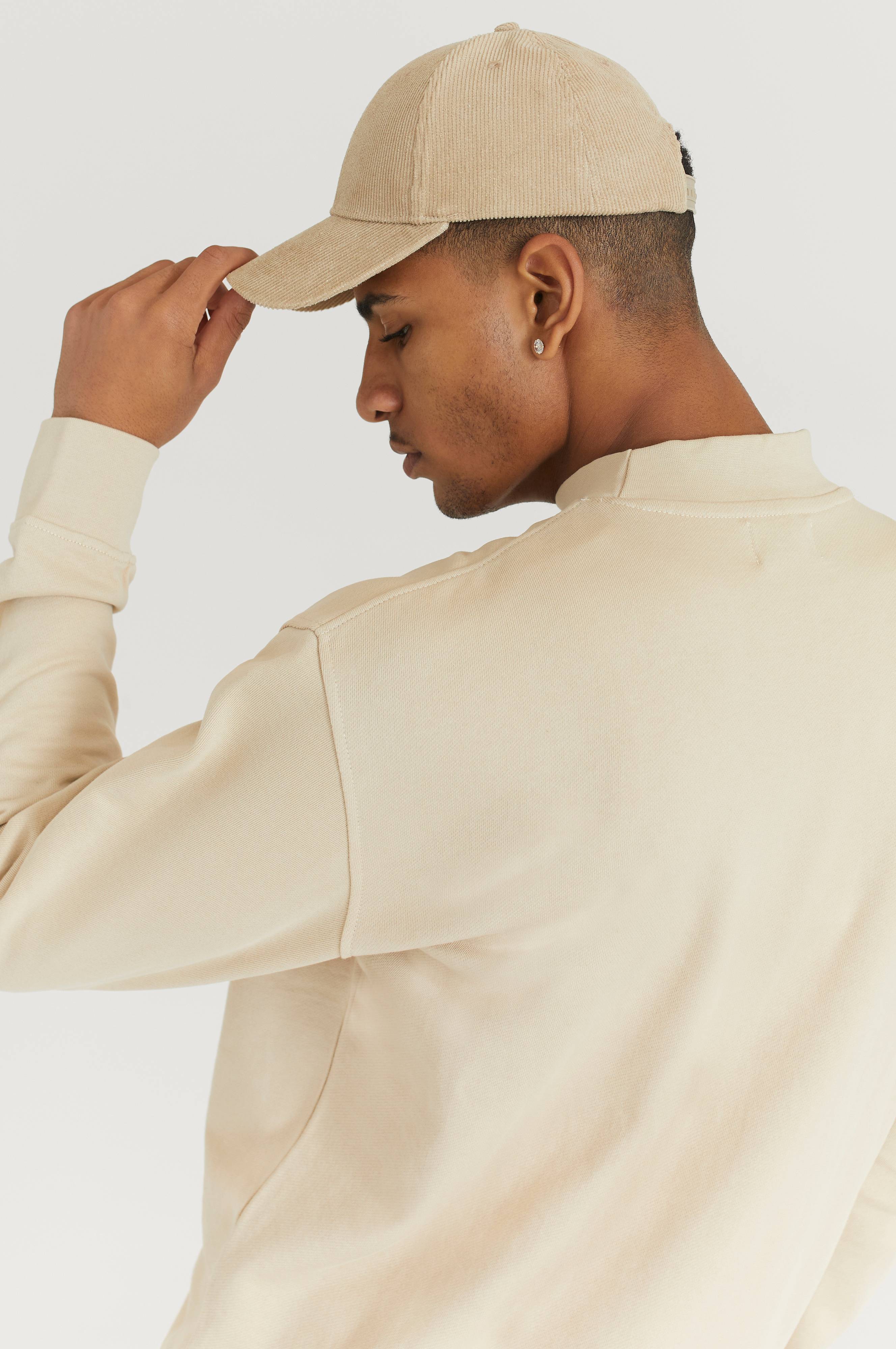 Studio Total Sweatshirt Wide Rib Sweatshirt - Natur - Sweatshirts ...