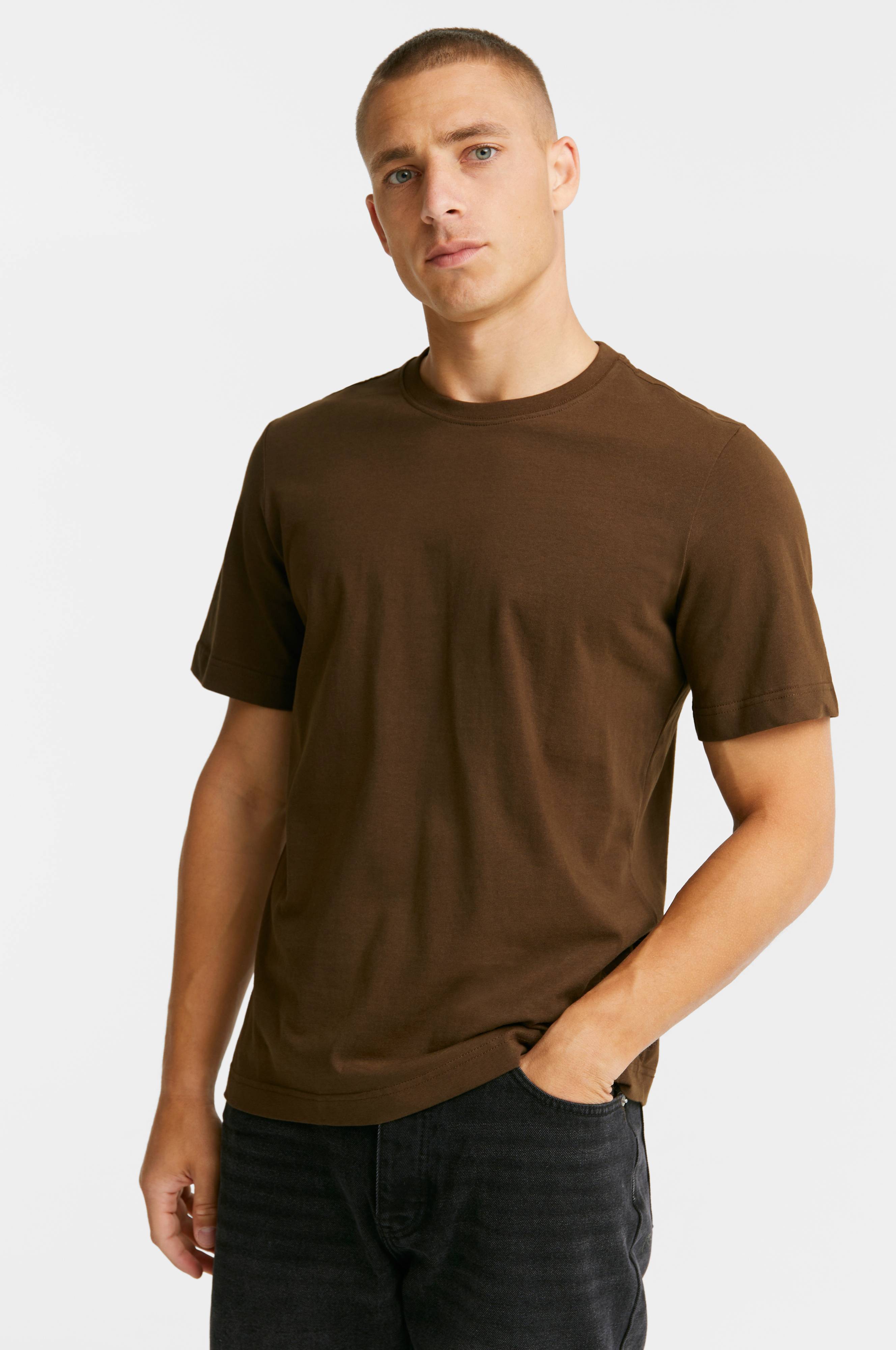 Studio Total T-Shirt ICON™ Tee - Brun - T-shirts | Ellos.se