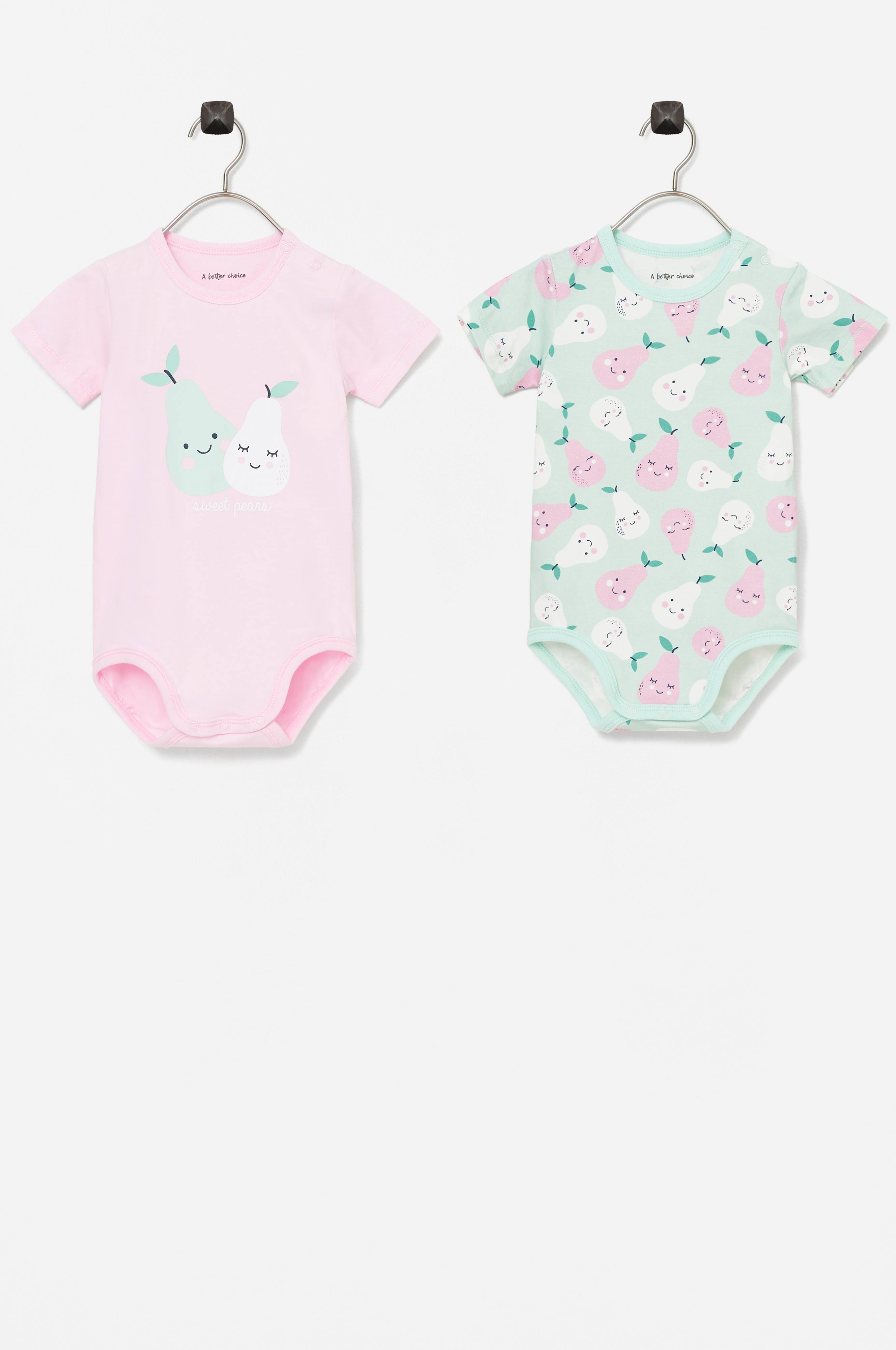 Ellos Body-asu Summer 2 kpl - Roosa - Bodyt | Ellos.fi