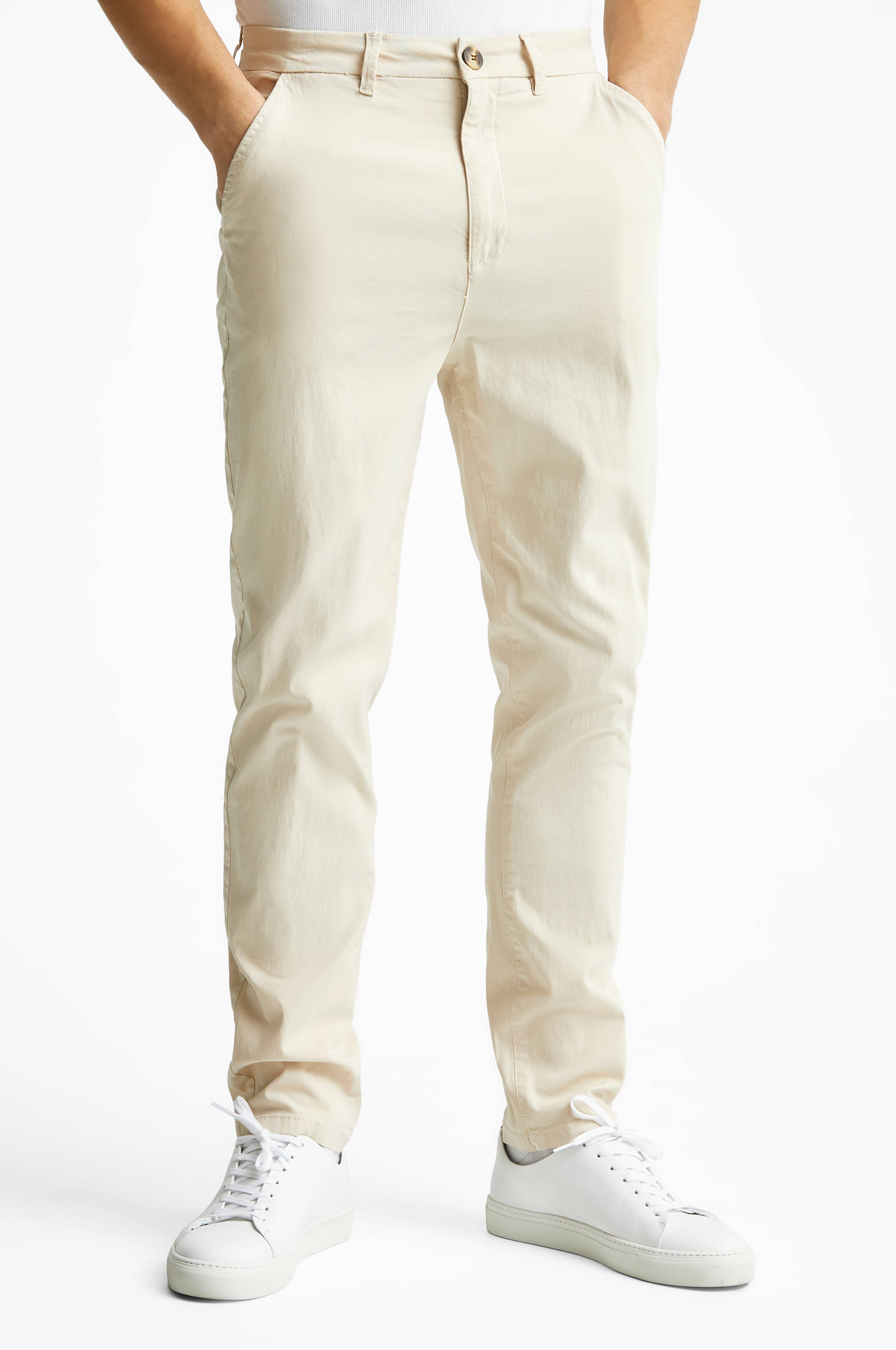 Studio Total Chinot ICON™ Tapered Chino - Luonnonväri - Chinot | ellos