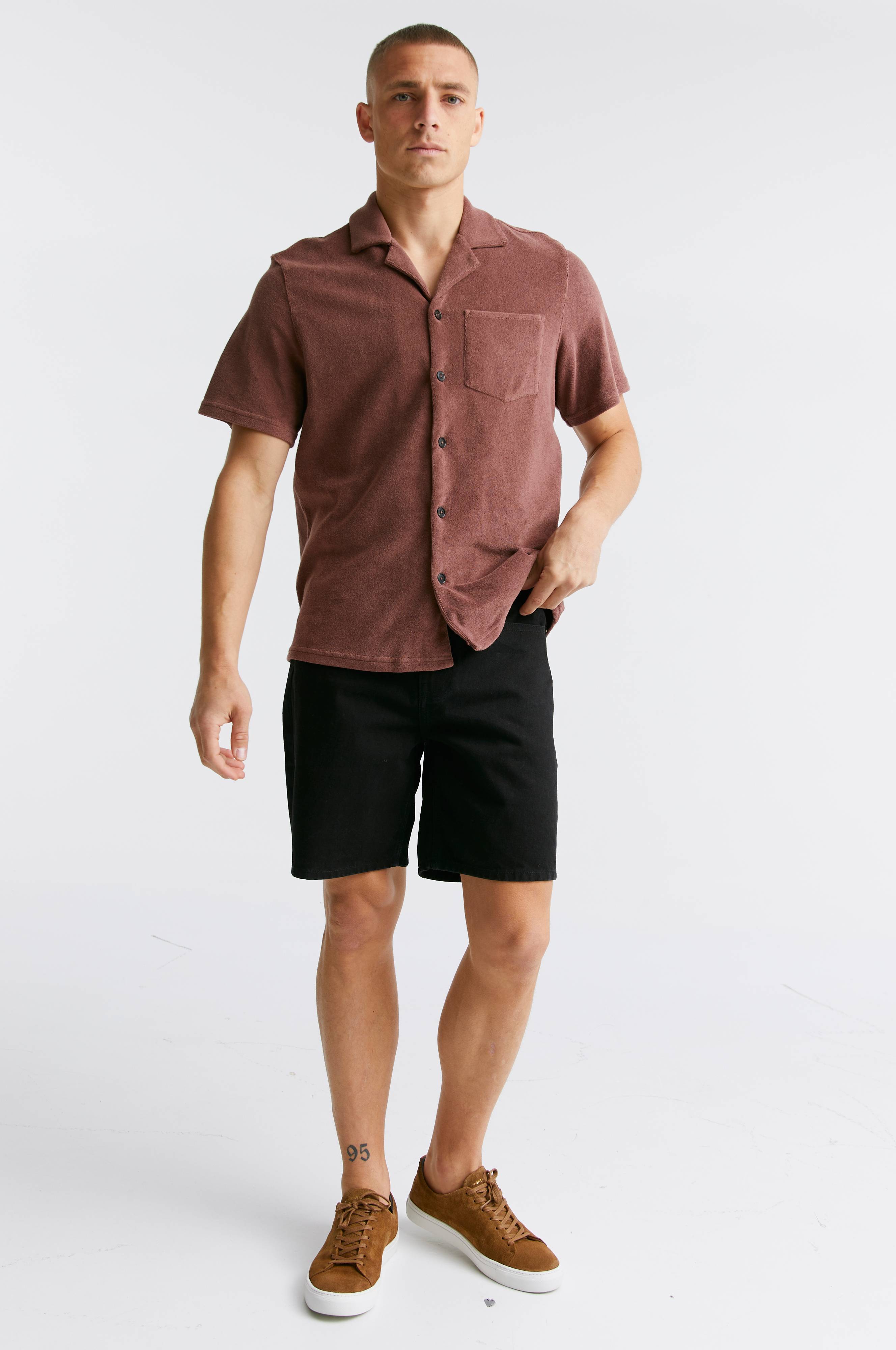 Studio Total Shorts ICON™ Denim Shorts - Svart - Jeansshorts | Ellos.se