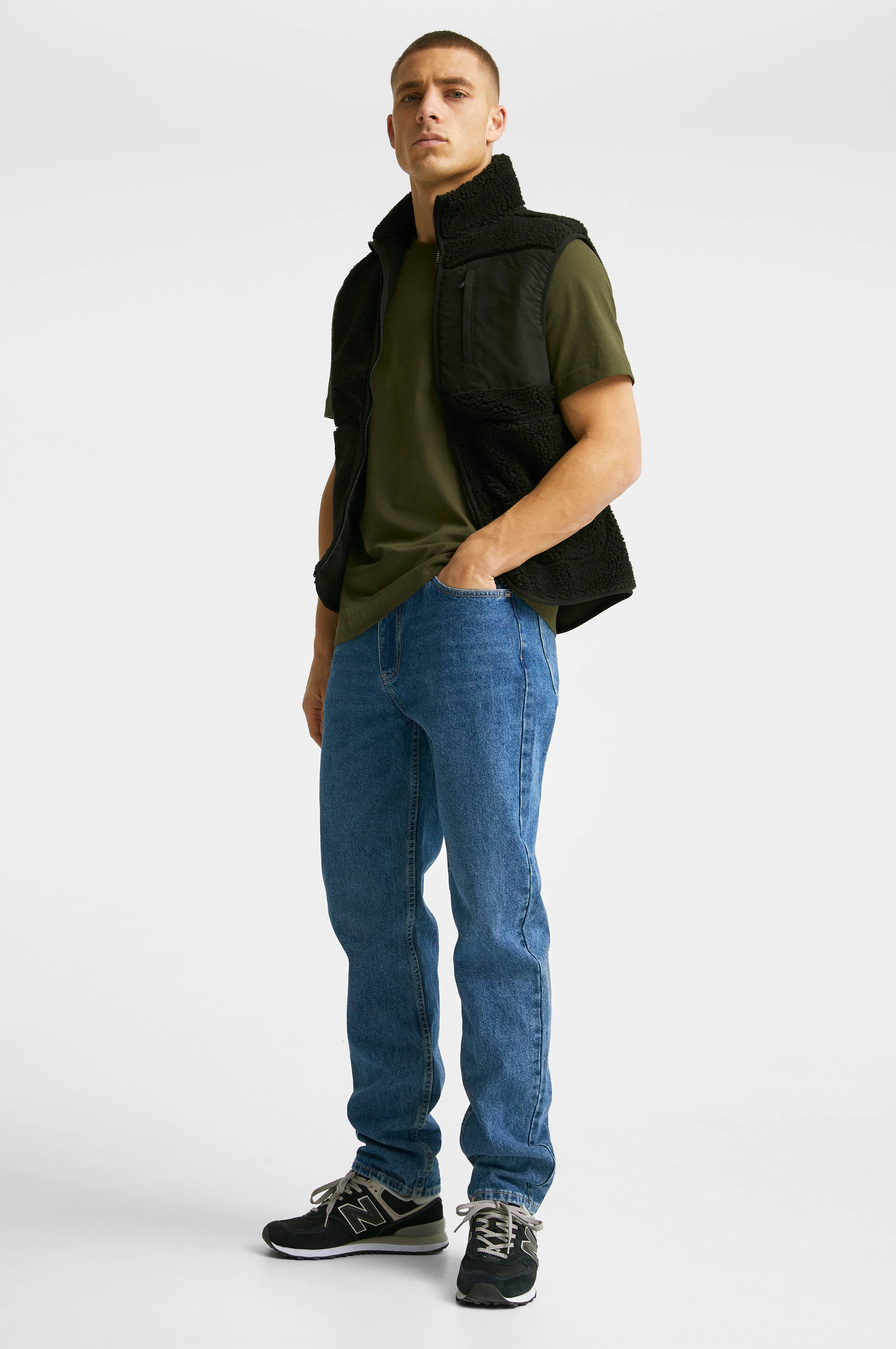 Ellos Icon Regular Straight Jeans - Blå - Straight | Ellos.se