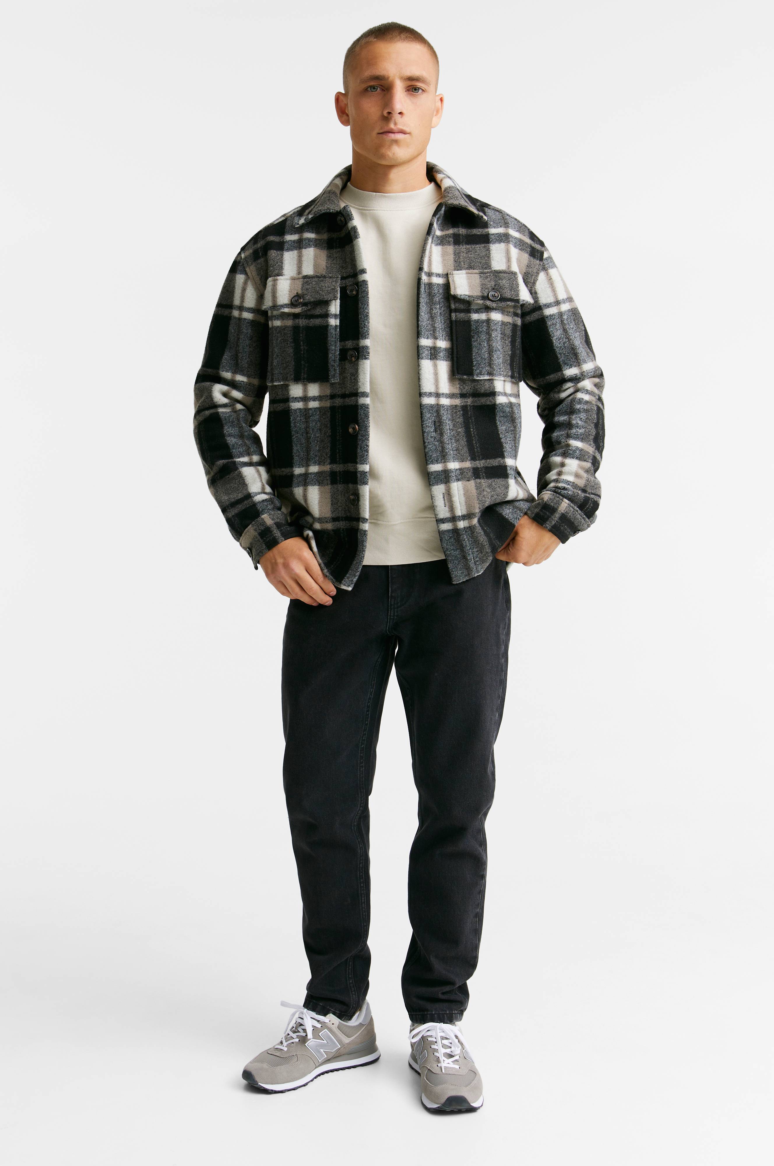 Ellos Icon Regular Tapered Jeans - Svart - Jeans | Ellos.se