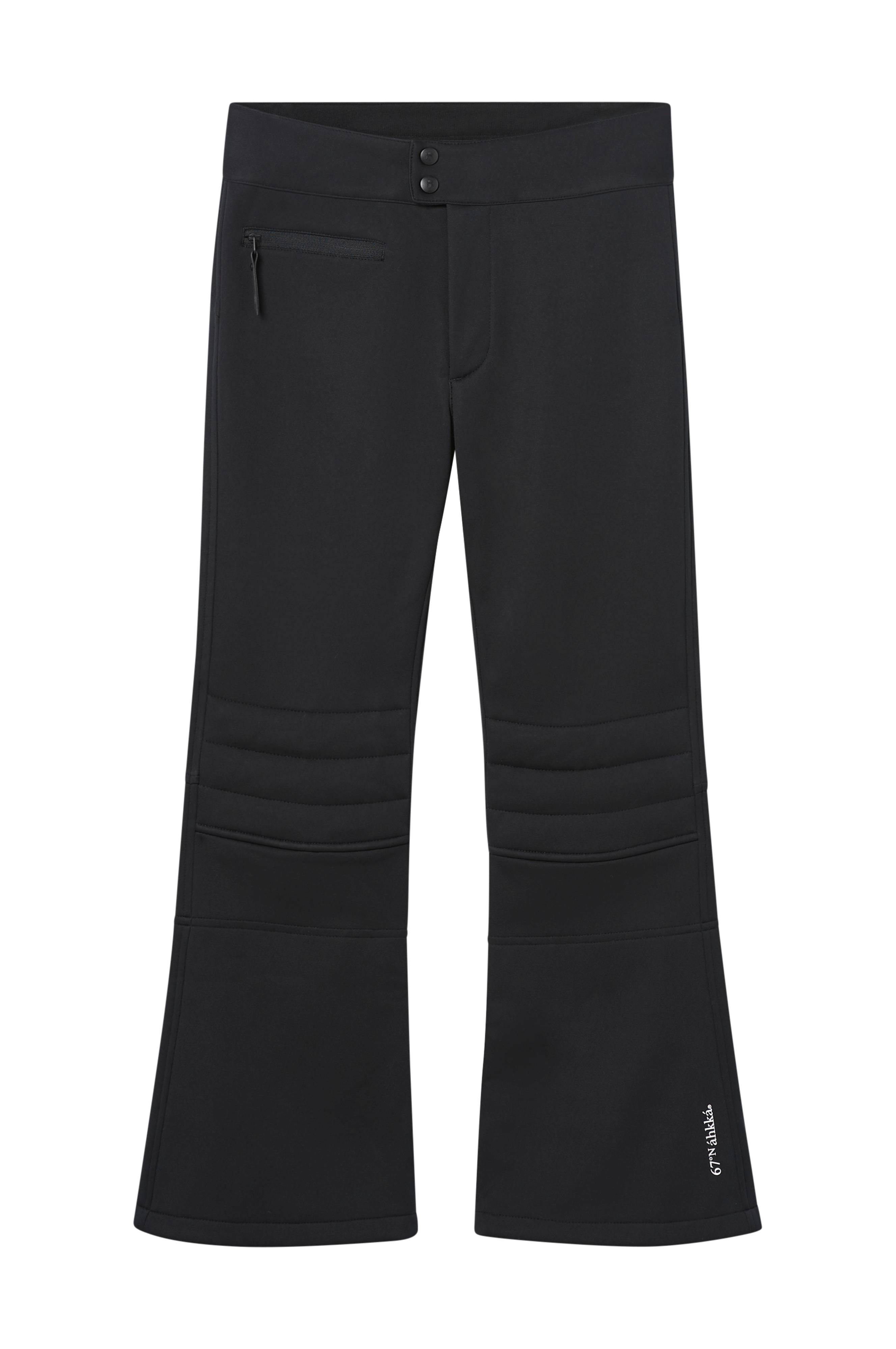 Áhkká Skibukse Softshell Ski Pants Jr - Svart - Skibukser | Ellos.no