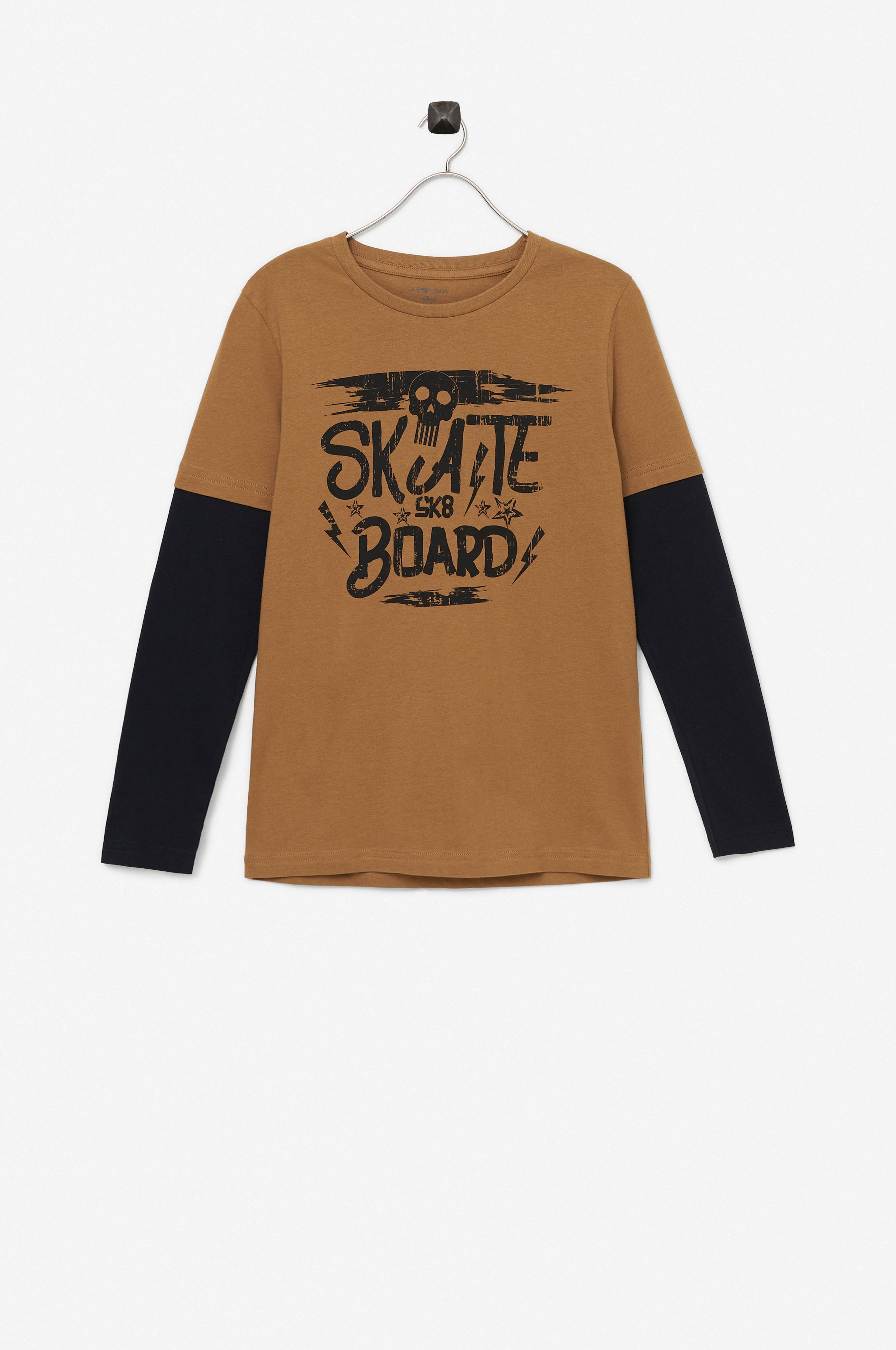 Ellos T-shirt Theo - Brun - T-shirts | Ellos.se