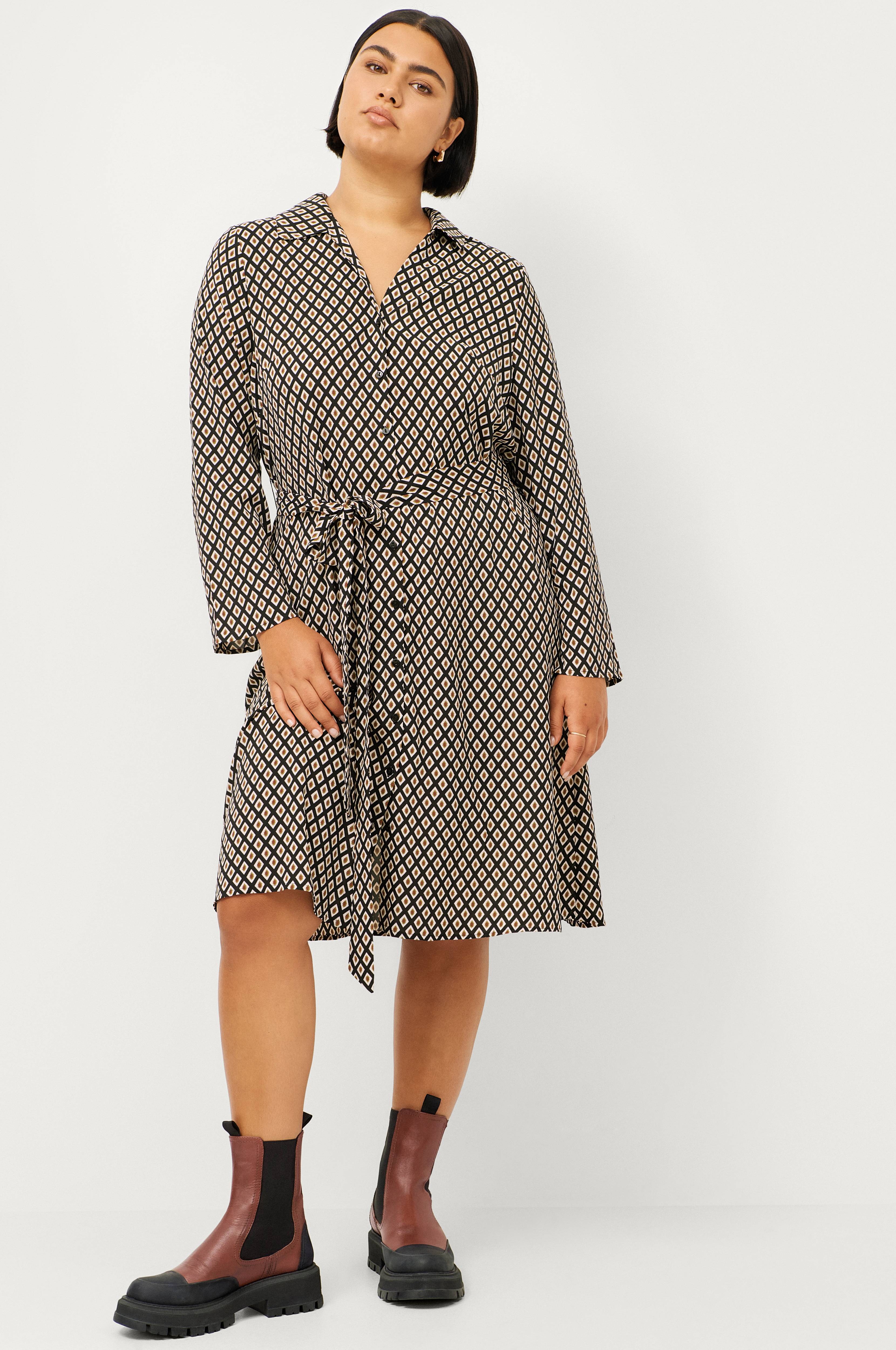 Ellos Plus collection Skjortekjole Susan - Multi - Sommerkjoler | Ellos.dk