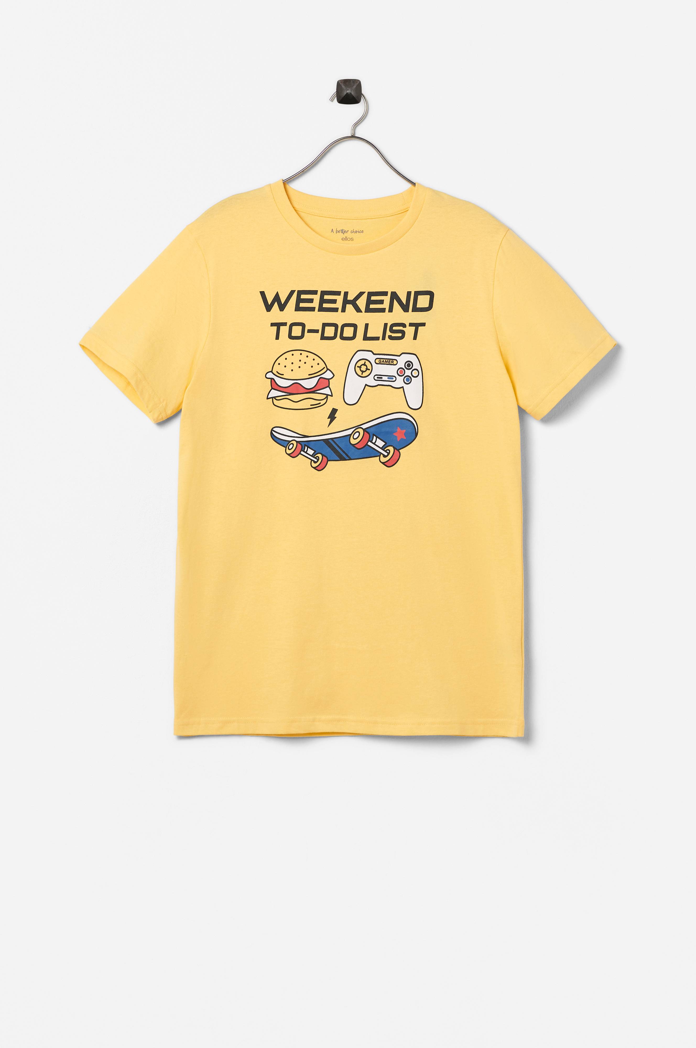 Ellos T-shirt Jonah - Gul - T-shirts | Ellos.se