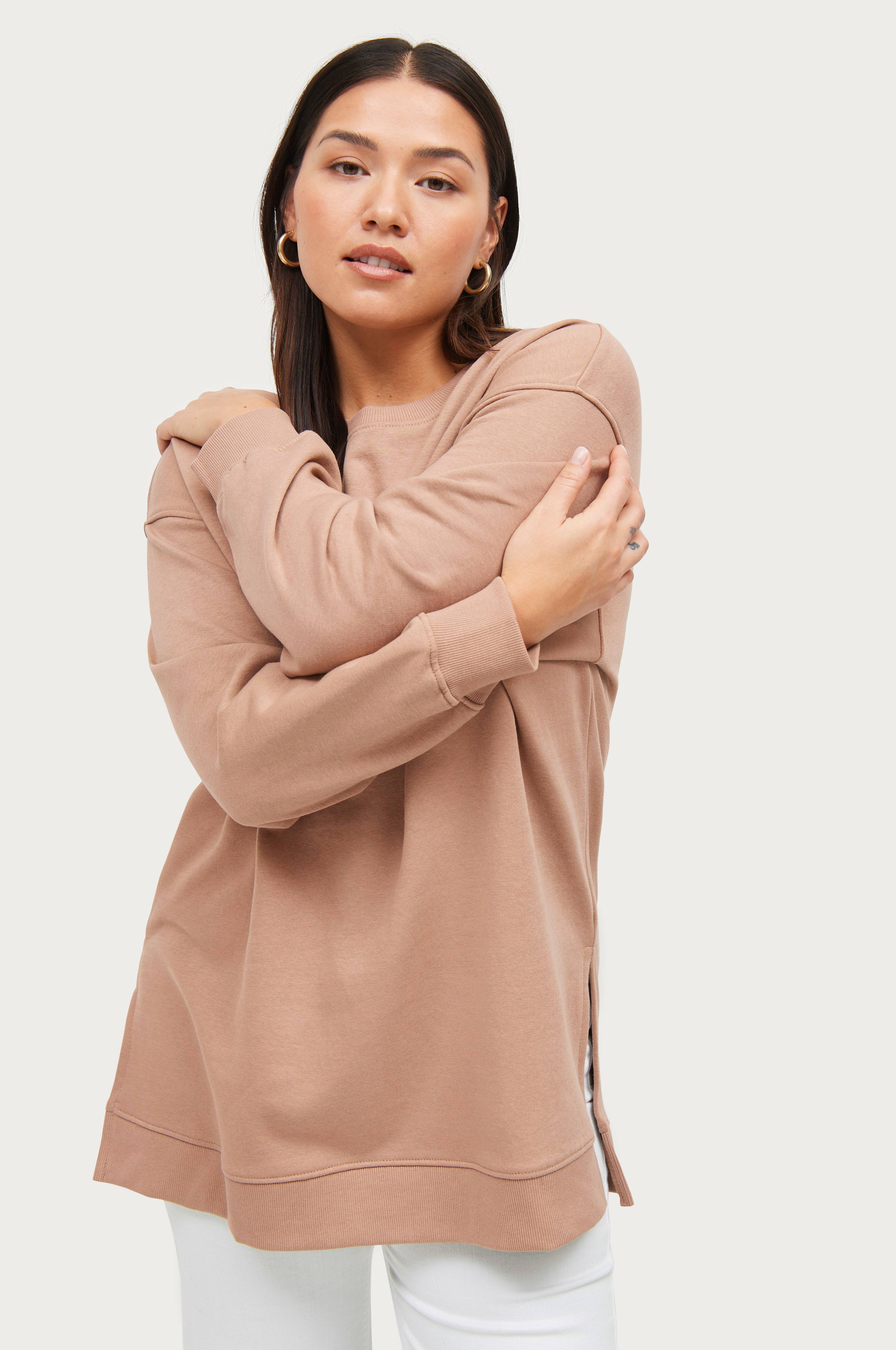 Ellos Collegepusero Juli - Ruskea - Colleget | Ellos.fi