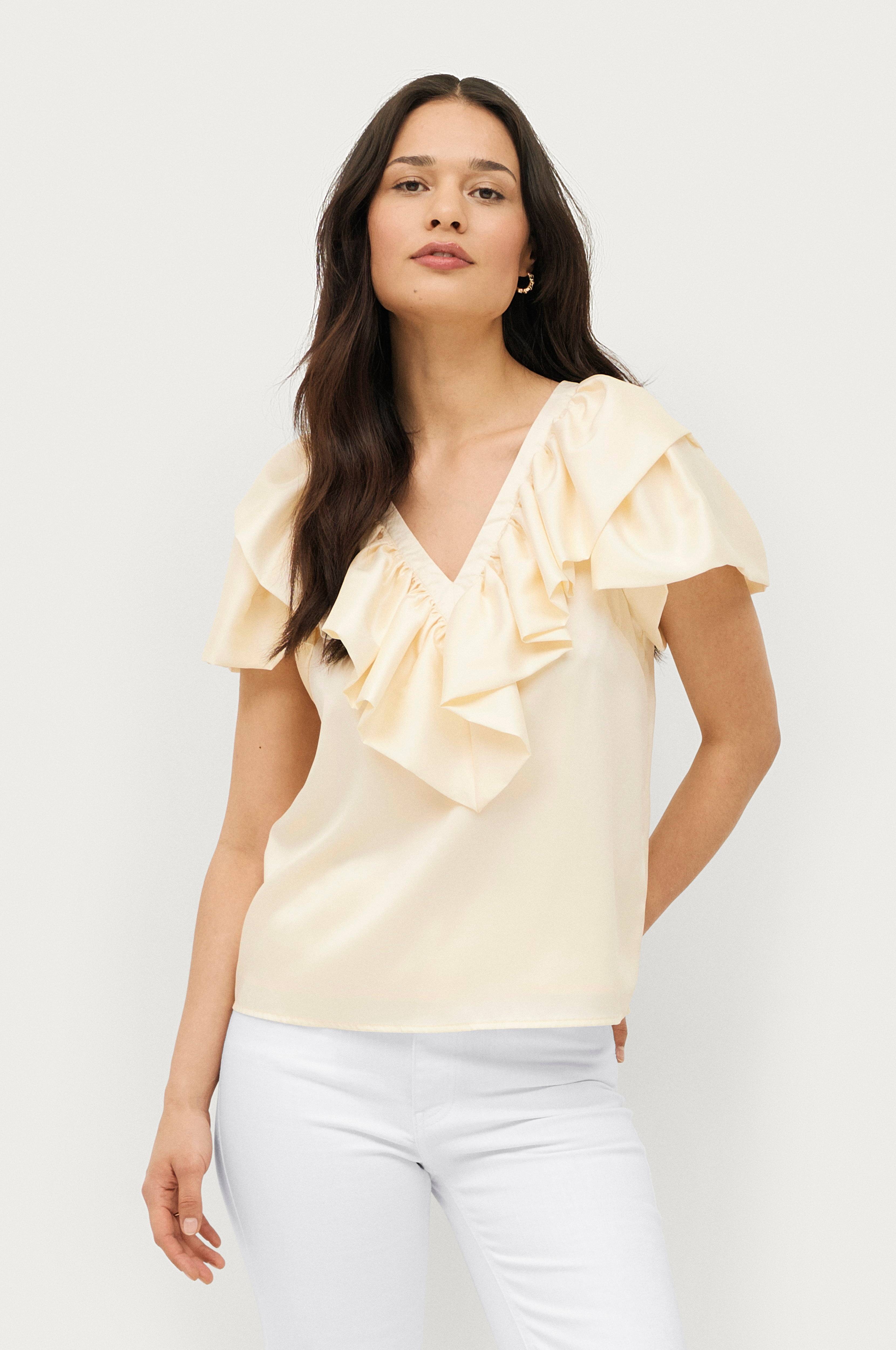 Ellos Blus Eloise - Vit - Blusar | Ellos.se