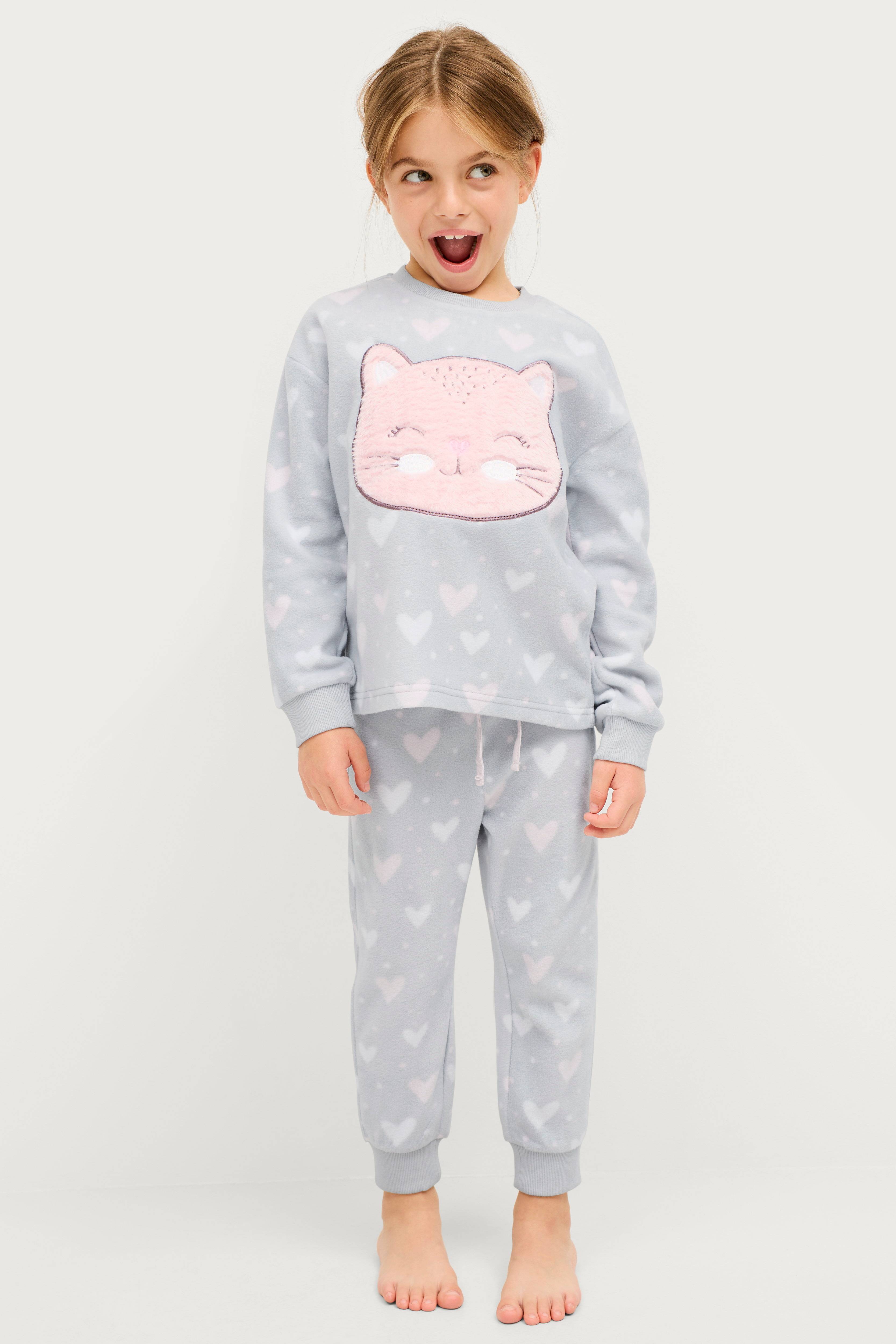 Ellos Pyjamas Pyjamaset Elsa - Grå - Pyjamas | Ellos.se