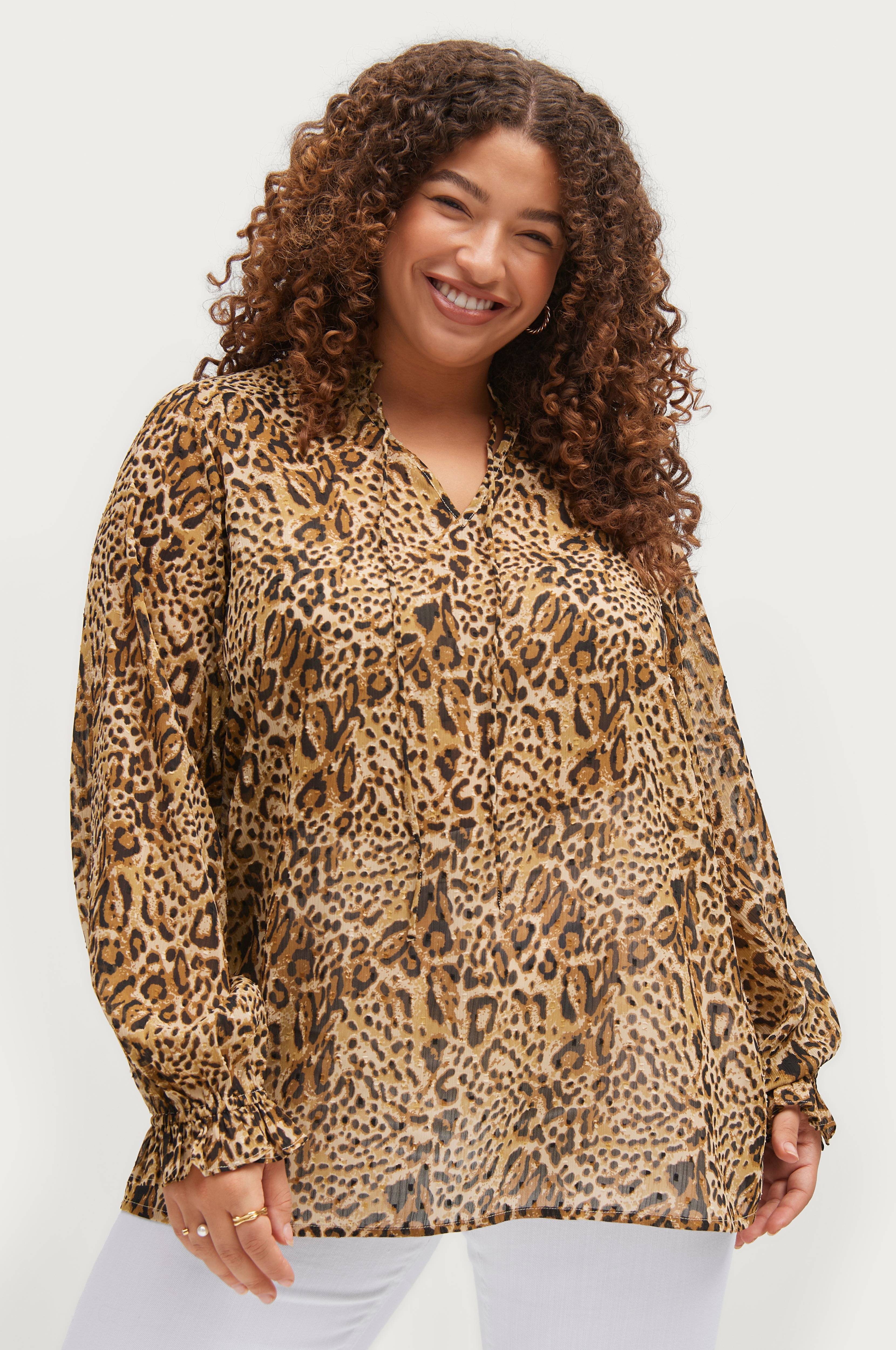 Ellos Blus Adela - Brun - Blusar | Ellos.se