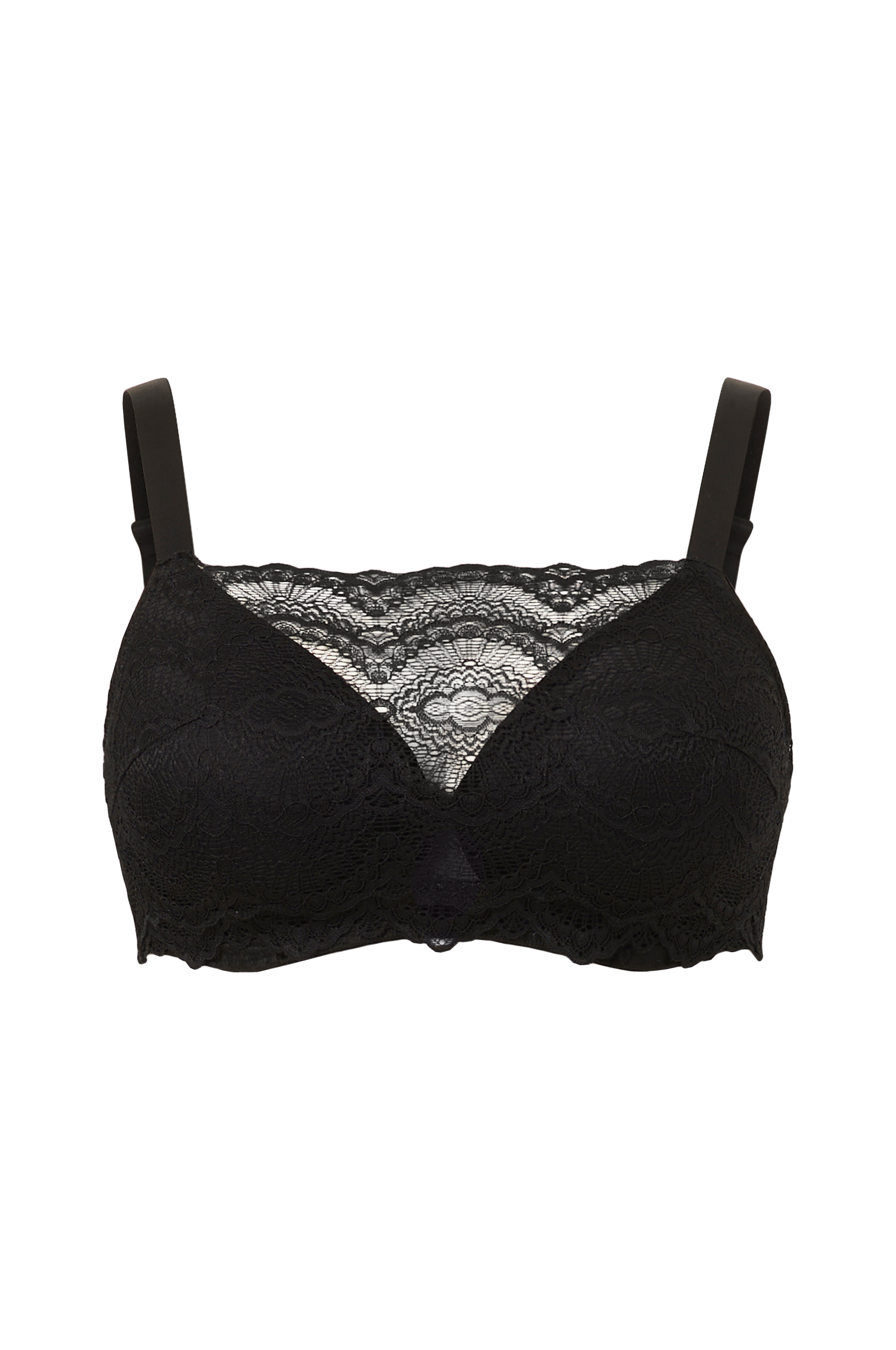 Ellos Foret bh med bøjler Brielle i blonder - Sort - Bøjle-bh'er | Ellos.dk