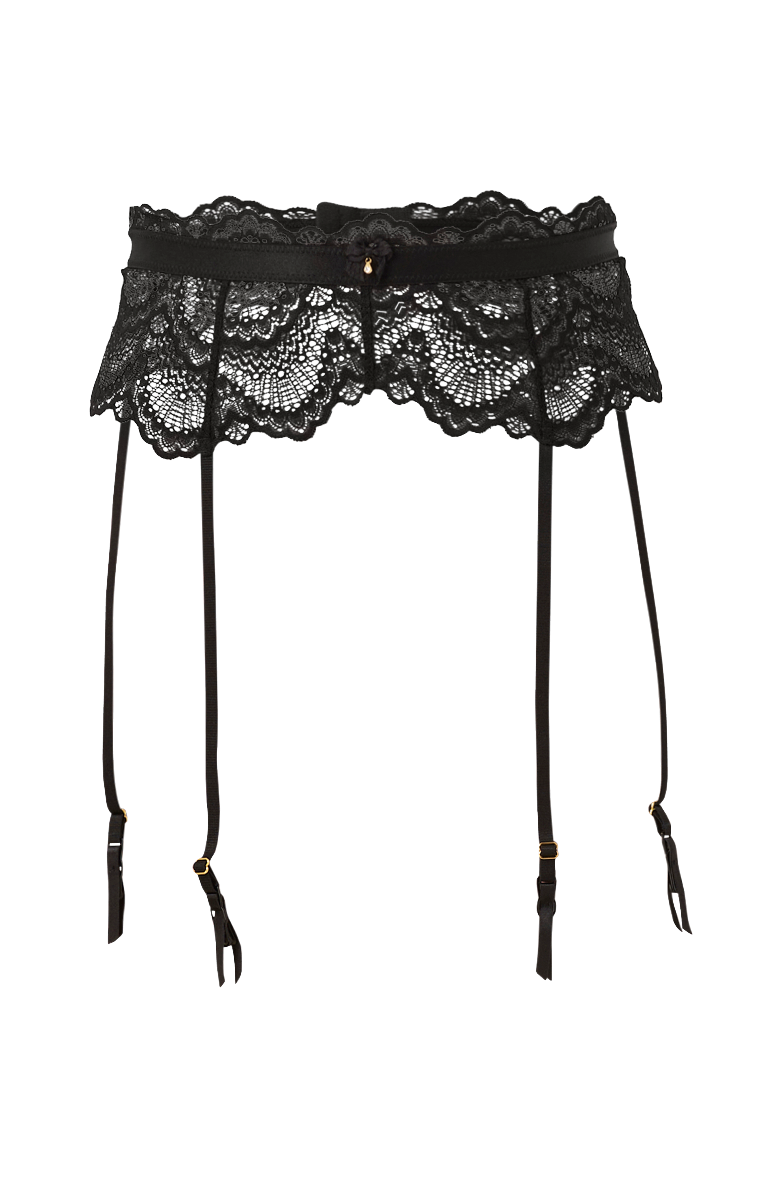 Ellos Strumpebandshållare i spets - Svart - Underkläder | Ellos.se