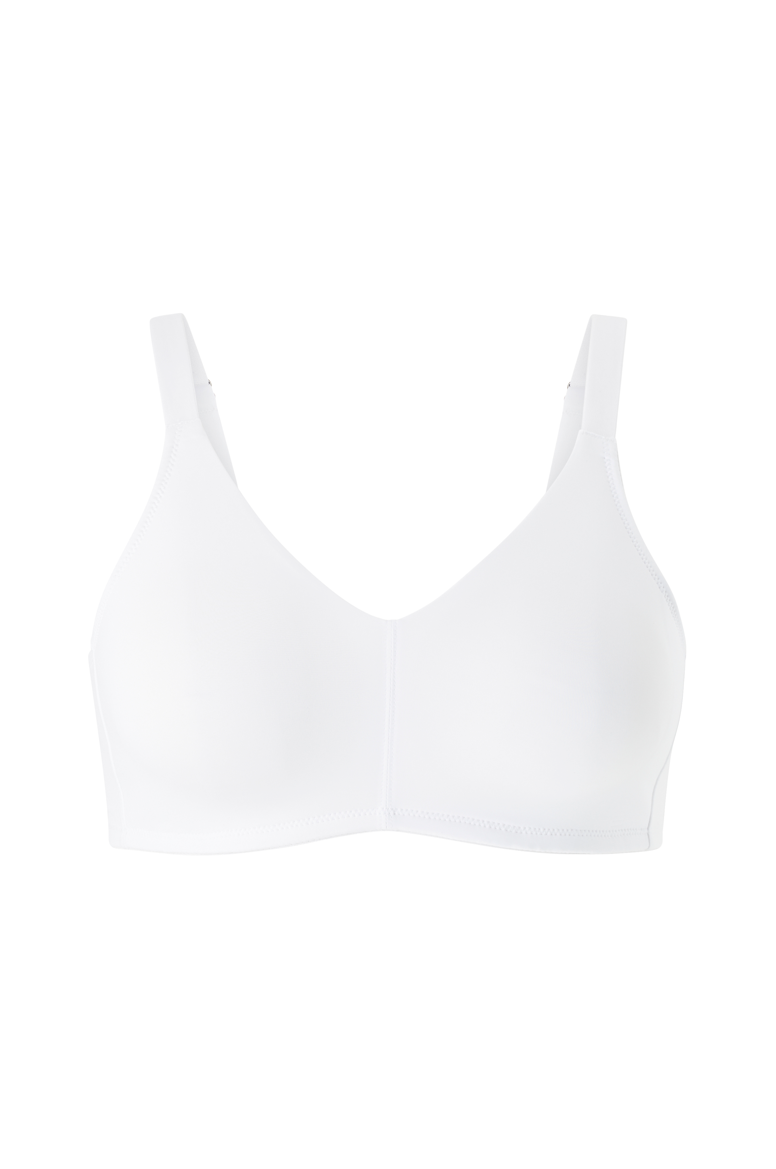 Ellos Blød BH i mikrofiber - Hvid - Bøjleløs bh | Ellos.dk