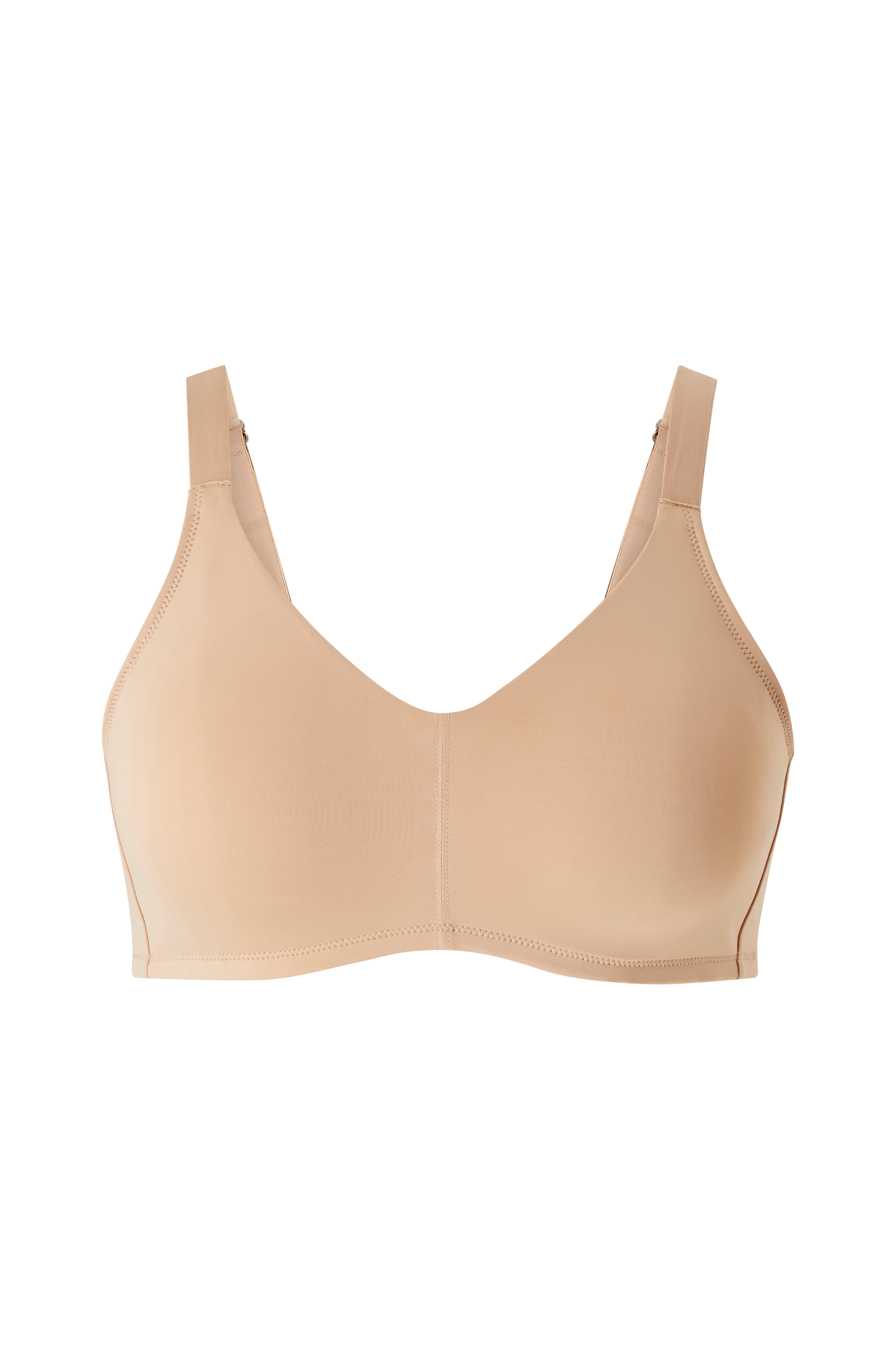 Ellos Mjuk-bh i microfiber - Natur - Bygellös bh | Ellos.se