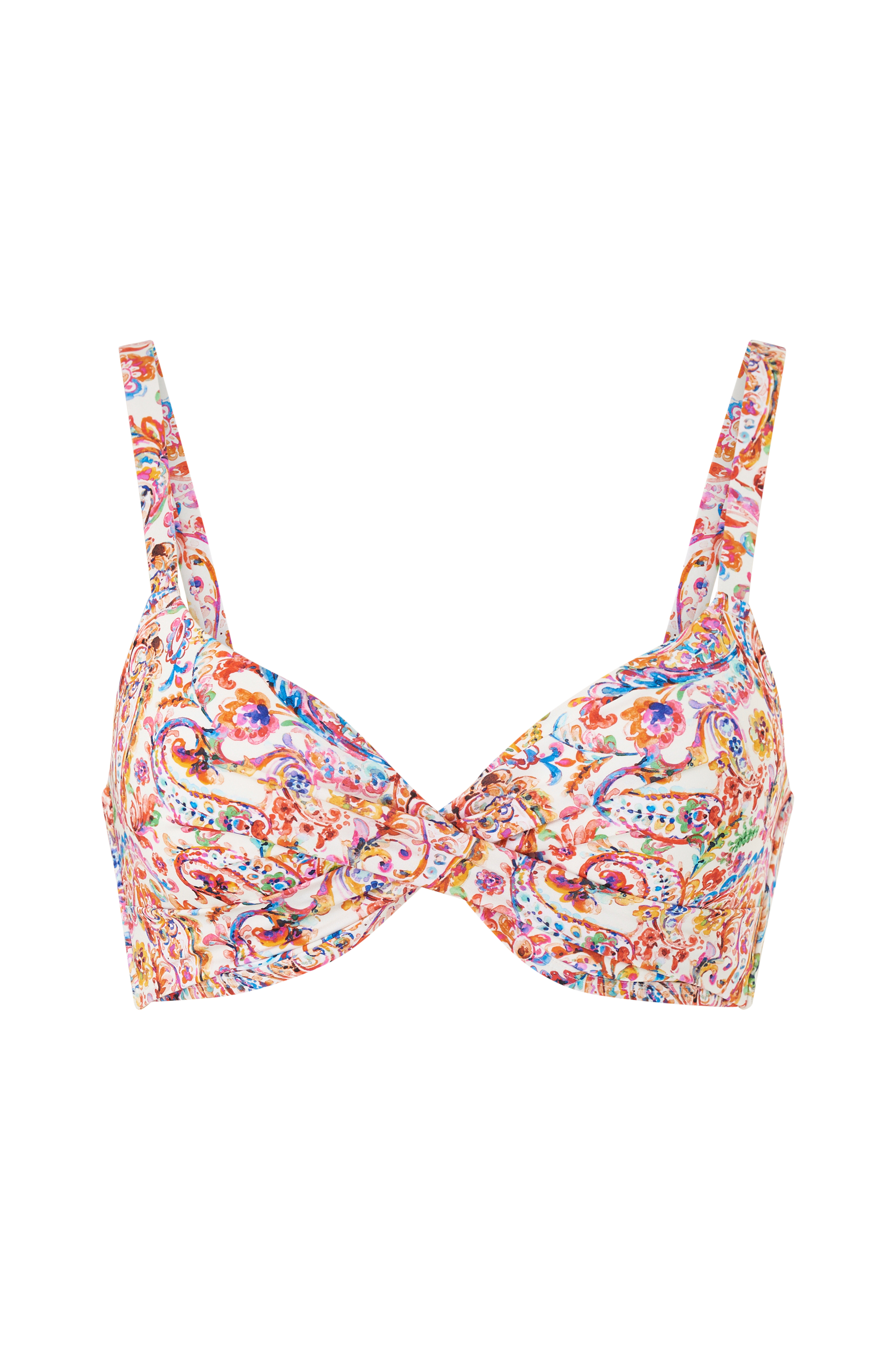 Ellos Bikini-bh med drapering - Natur - Bikiniöverdelar | Ellos.se