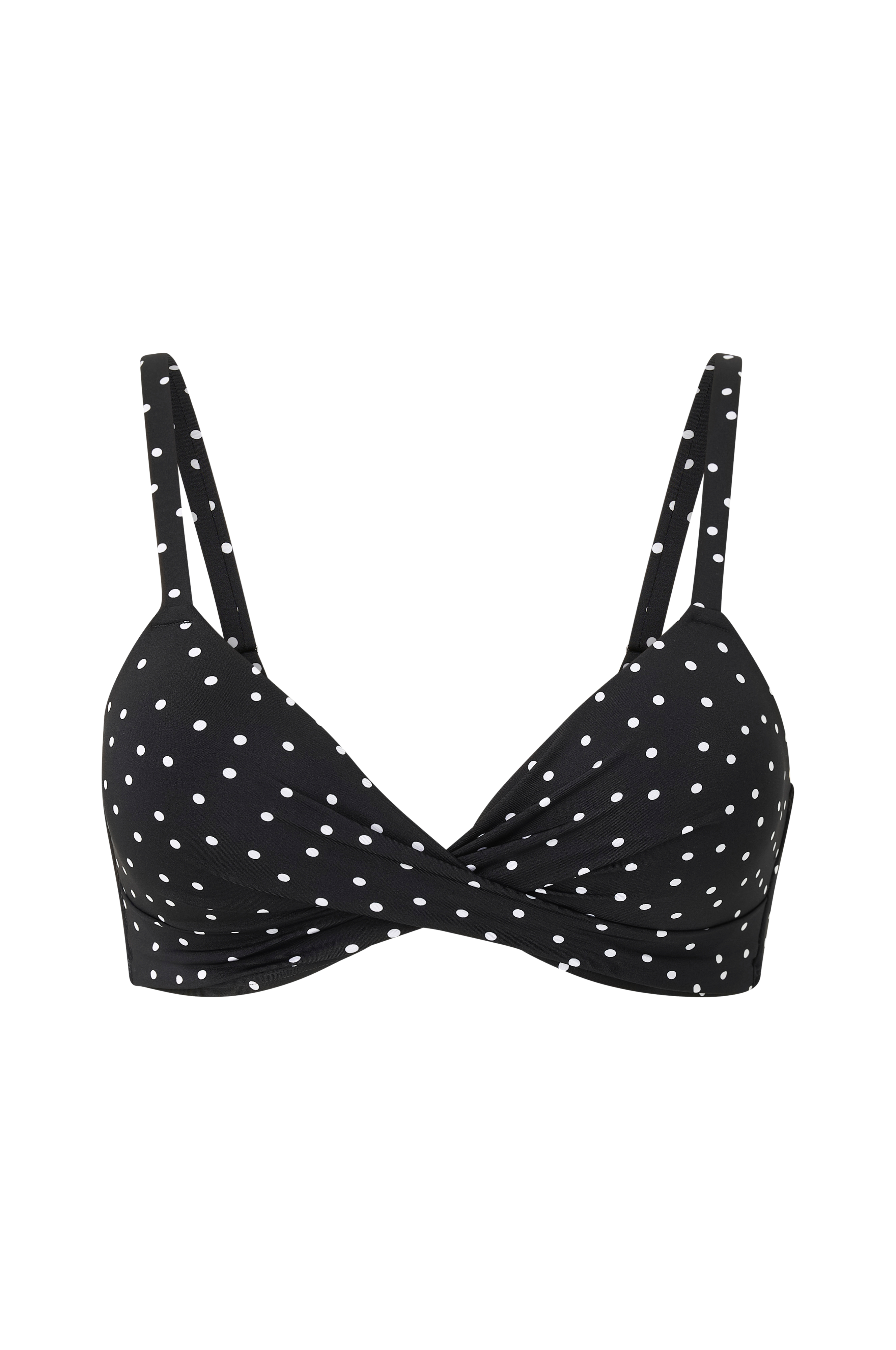 Ellos Bikini-bh med drapering - Sort - Bikinitoppe | Ellos.dk